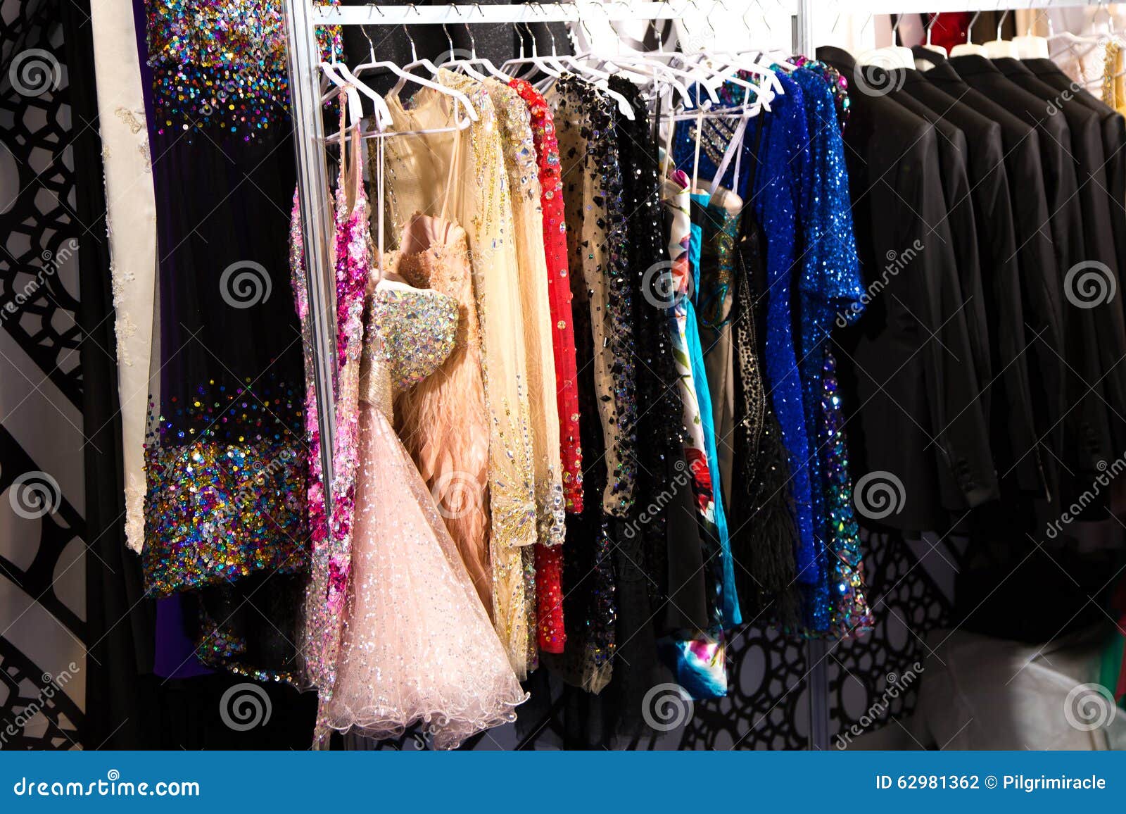Clothes hanger stock photo. Image of elegant, hanging - 62981362