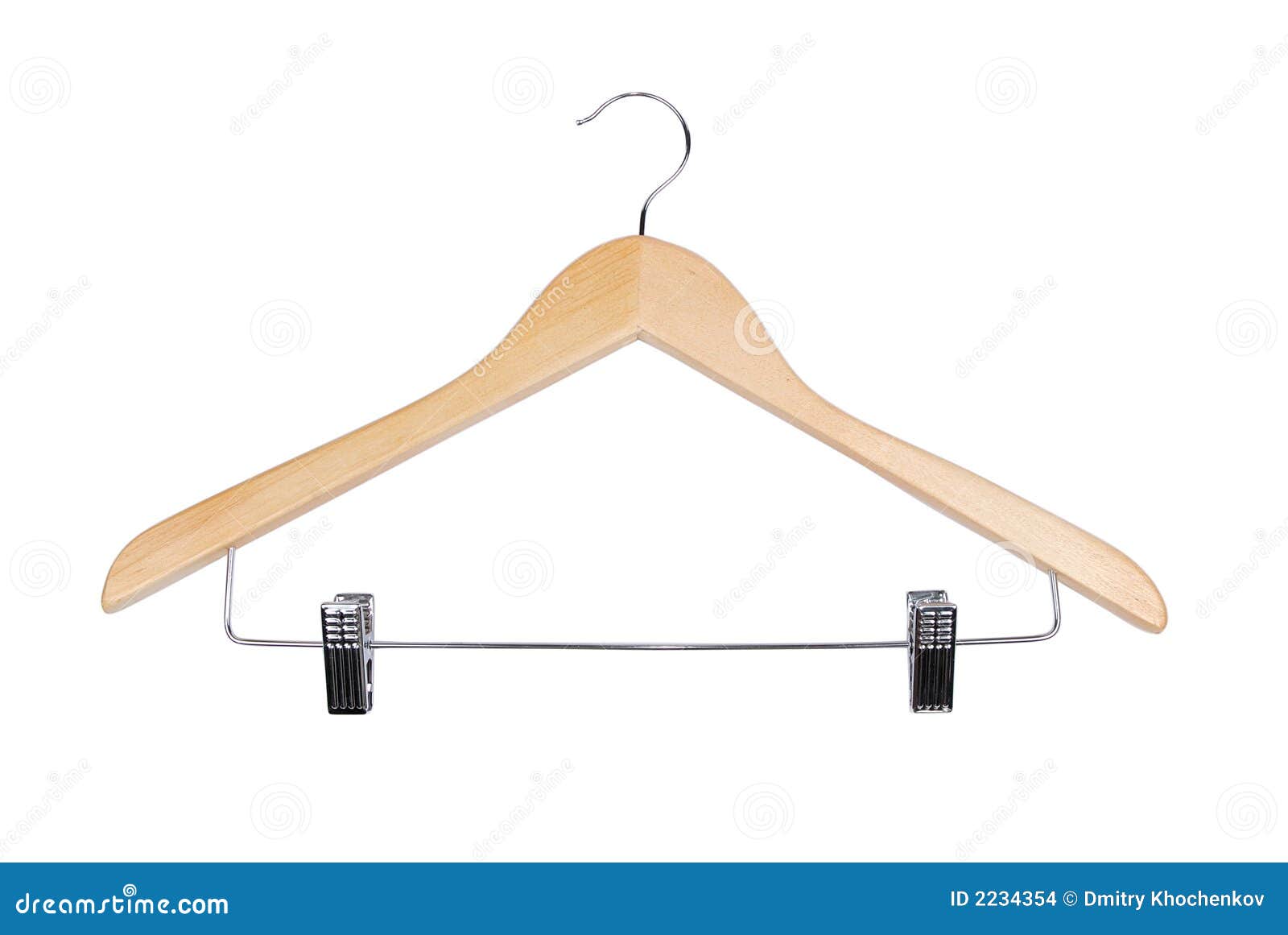 Clothes-hanger. Top view stock photo. Image of hook, hanging - 2234354