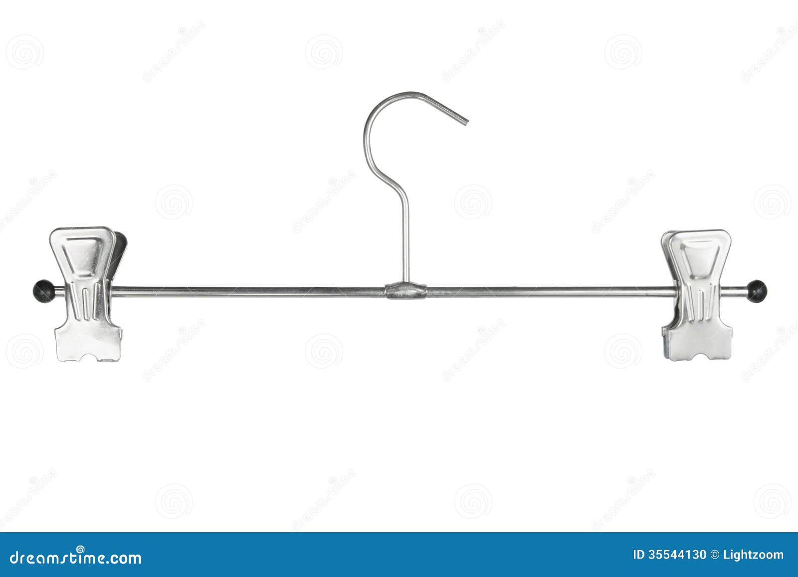 Clothes Hanger stock photo. Image of wardrobe, clips - 35544130