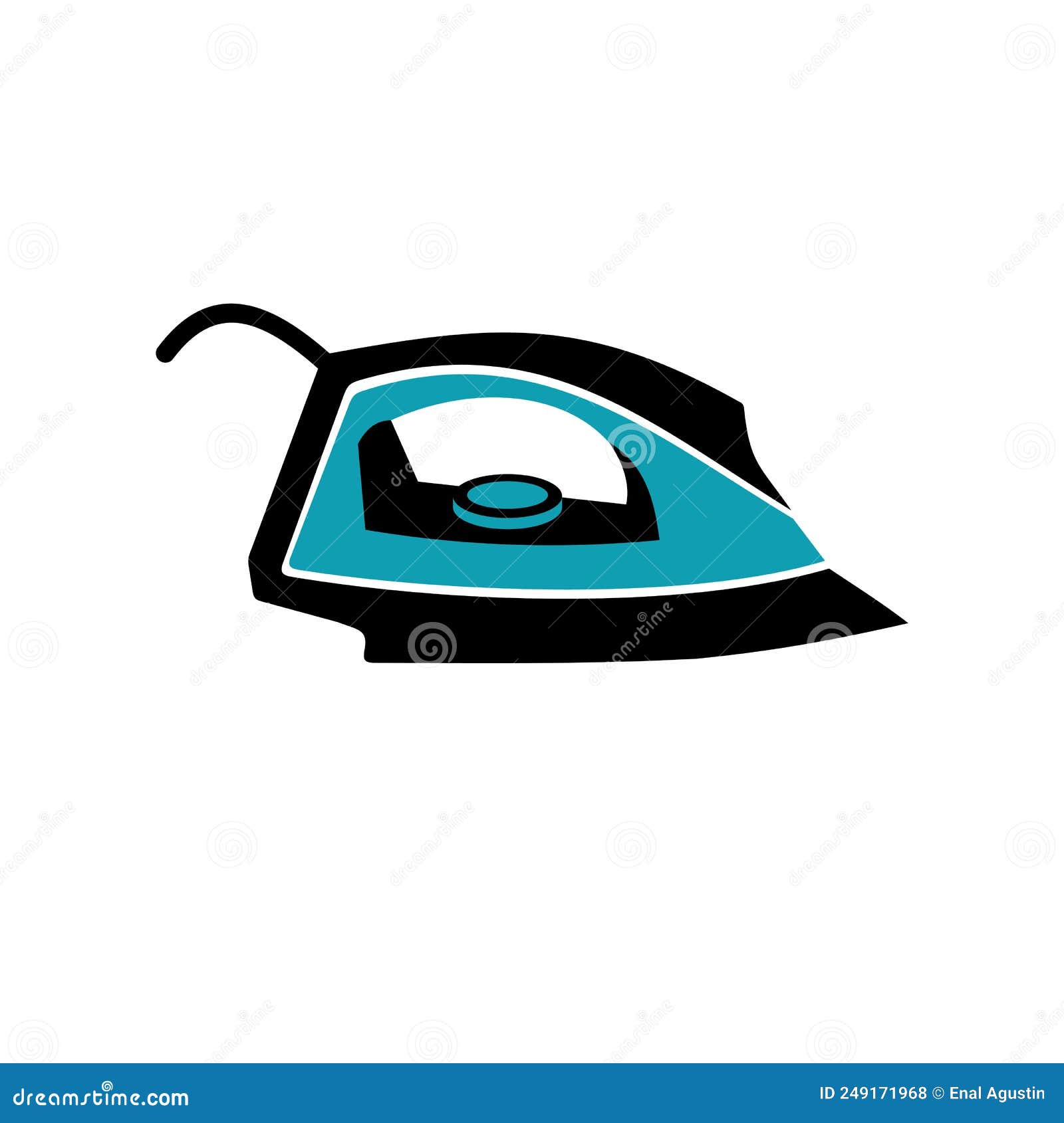 Clothes Iron Laundry Logo Design Stock Vector - Illustration of logo ...