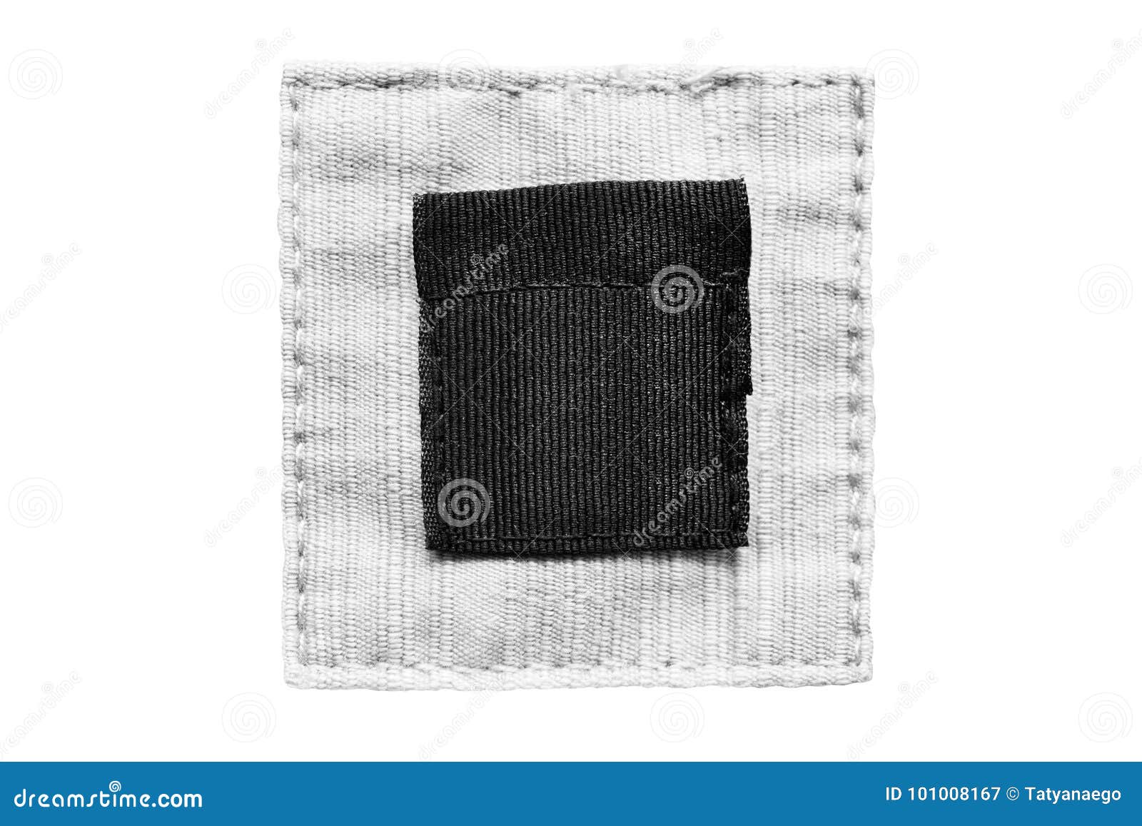Clothes label isolated stock image. Image of textile - 101008167