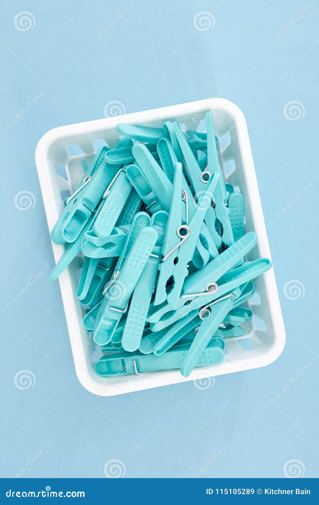 Clothes Line Pegs stock image. Image of wooden, basket - 115105289