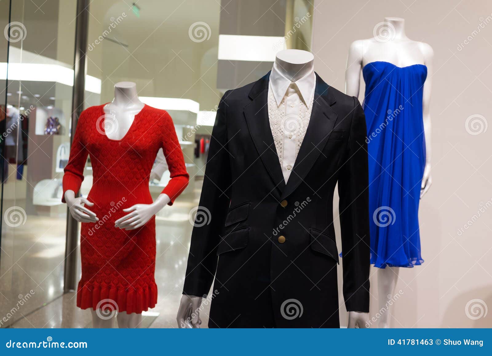 Clothes on mannequins stock image. Image of clothing - 41781463