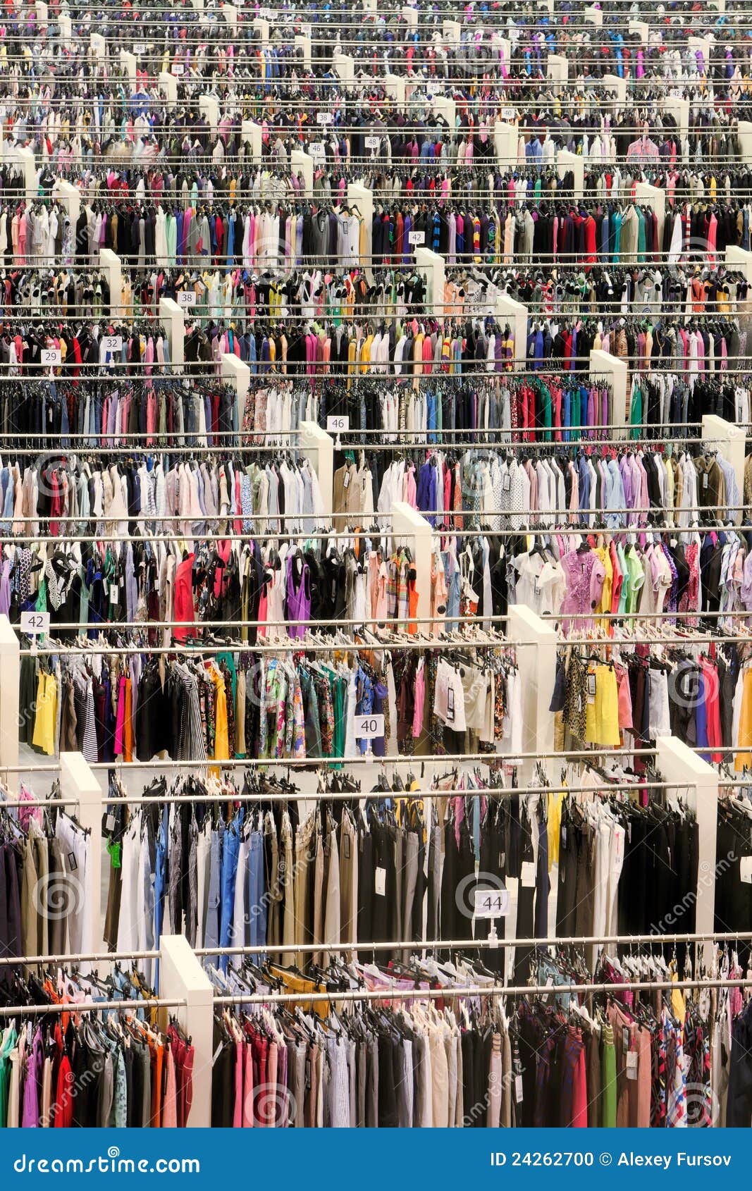 Clothes market stock photo. Image of business, hangar - 24262700