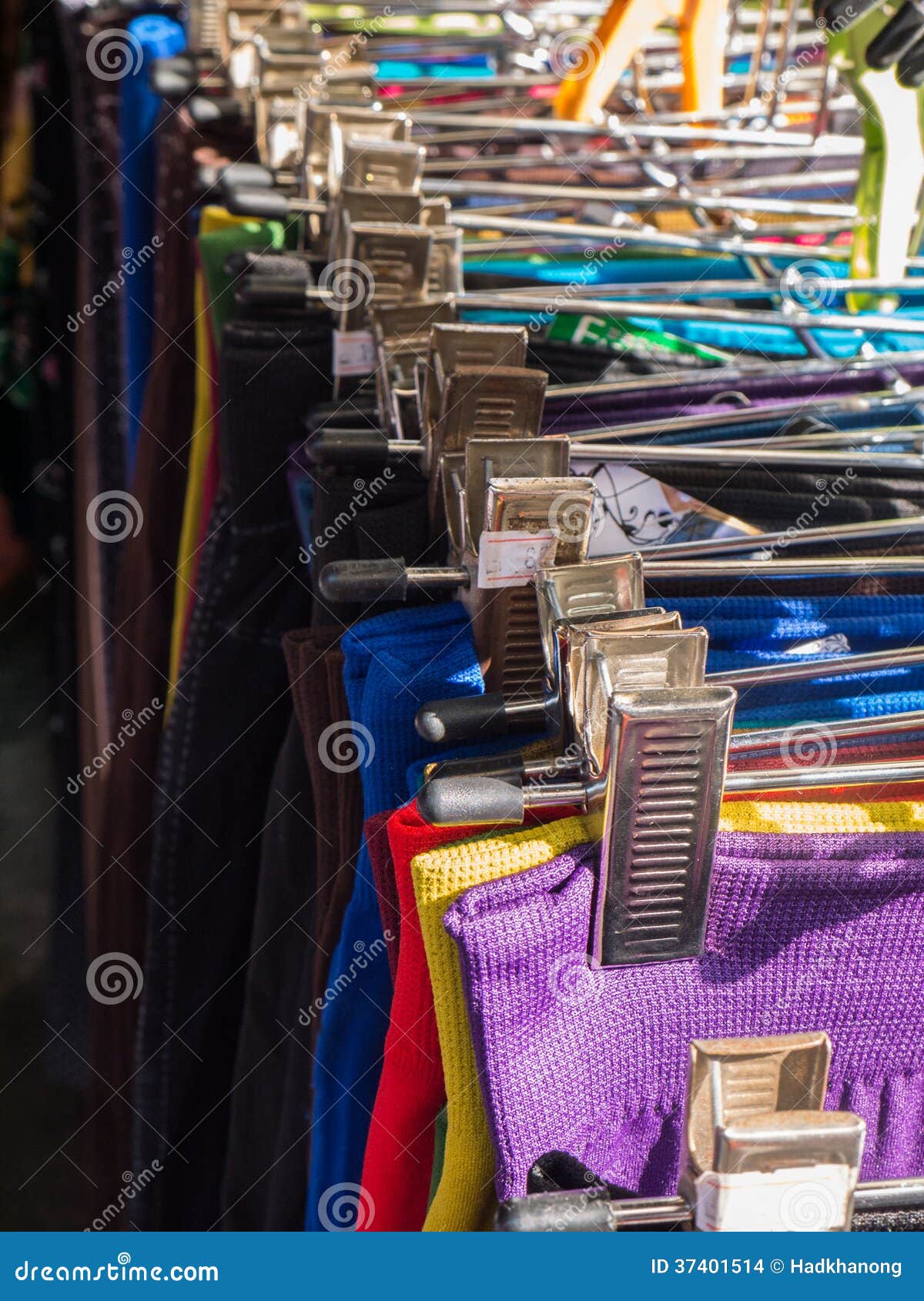 Clothes at market stock photo. Image of clothing, retail - 37401514