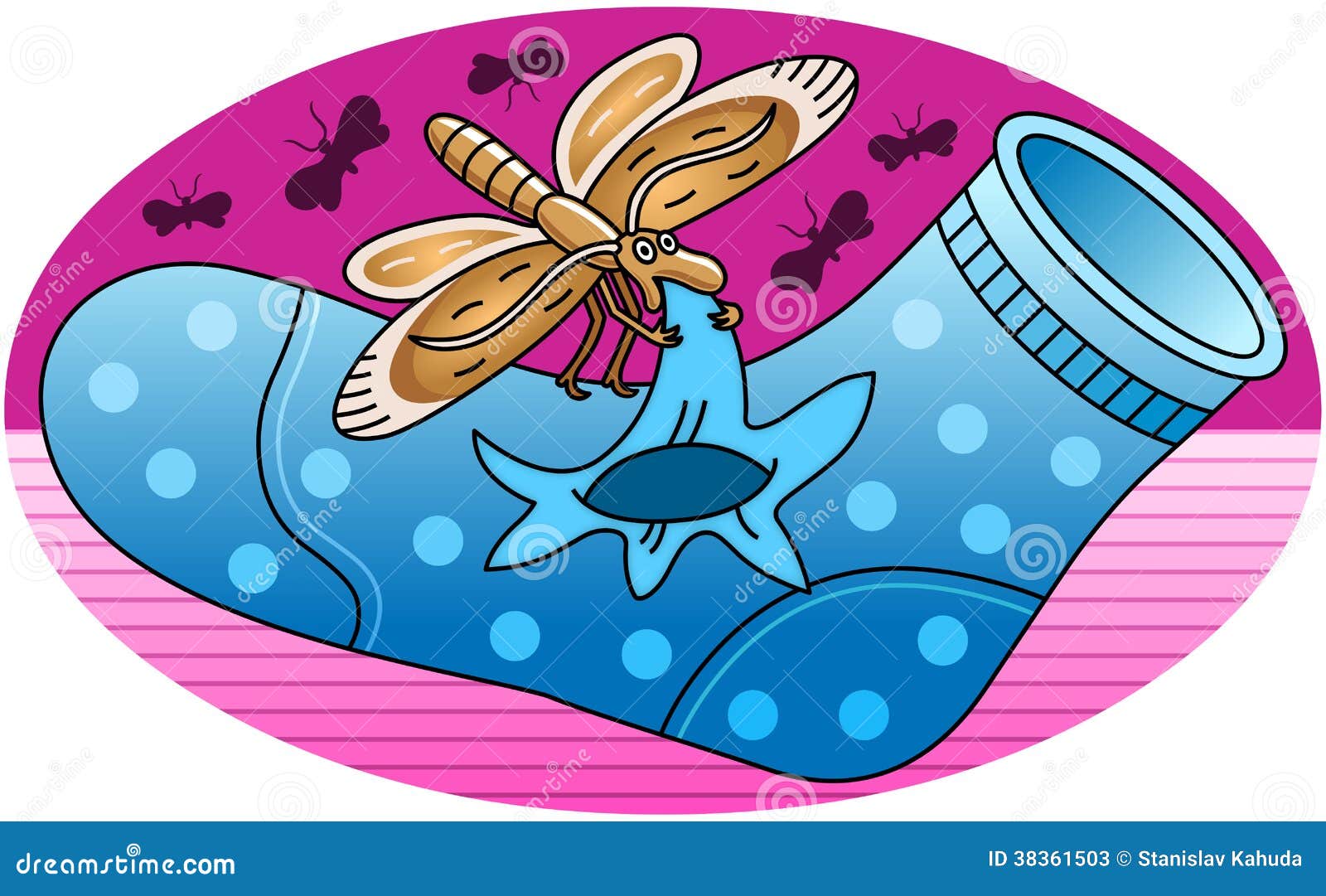 Clothes Moth, Mol, Mole. Vector Poster With Insects. | CartoonDealer ...