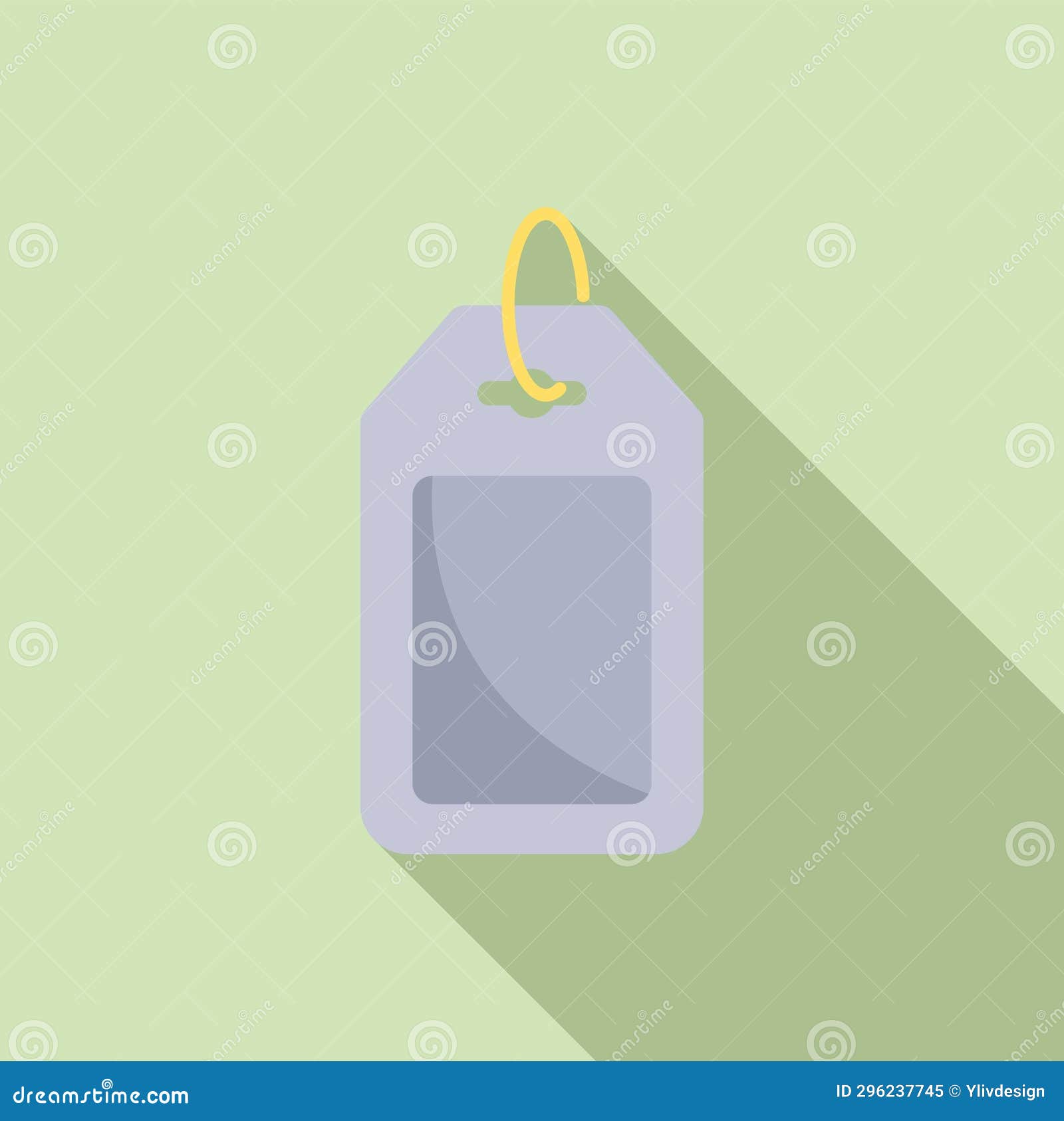 Clothes Paper Tag Icon Flat Vector. Fabric Production Stock Vector ...
