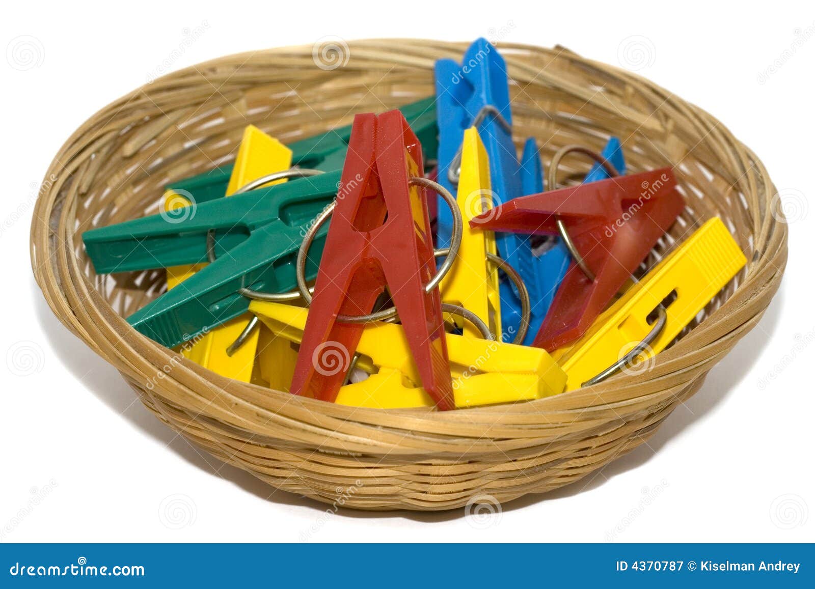 Clothes-peg basket stock image. Image of green, wash, blue - 4370787