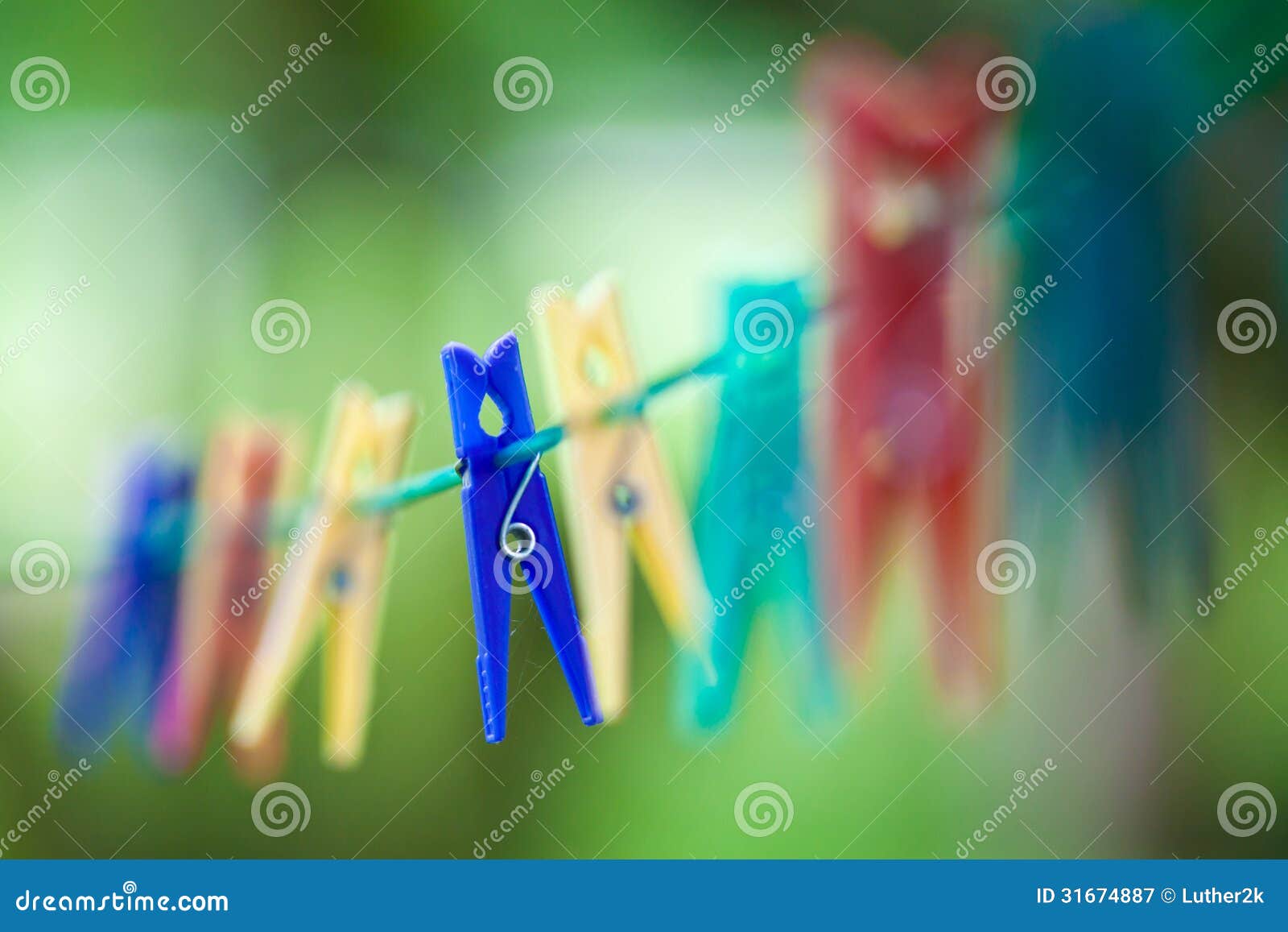 Clothes peg stock image. Image of rope, hold, spring - 31674887
