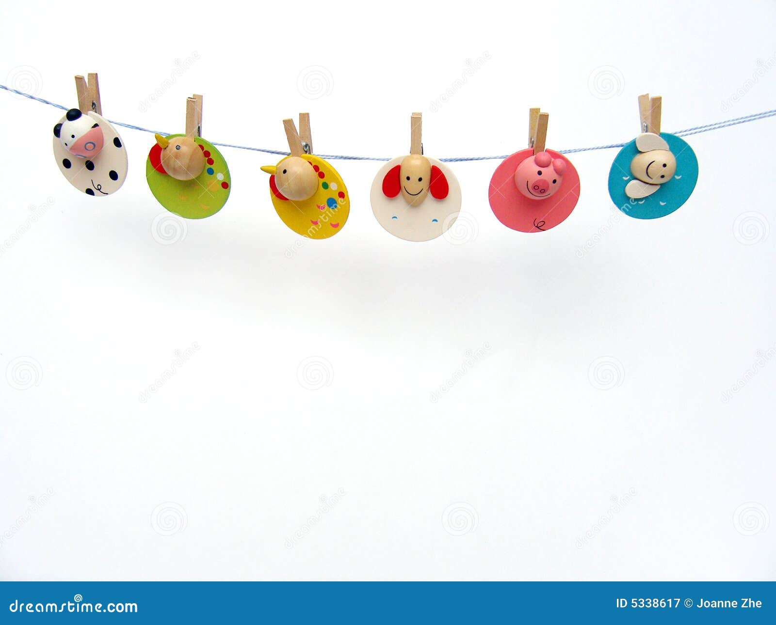 Clothes pegs on line stock image. Image of design, bright - 5338617
