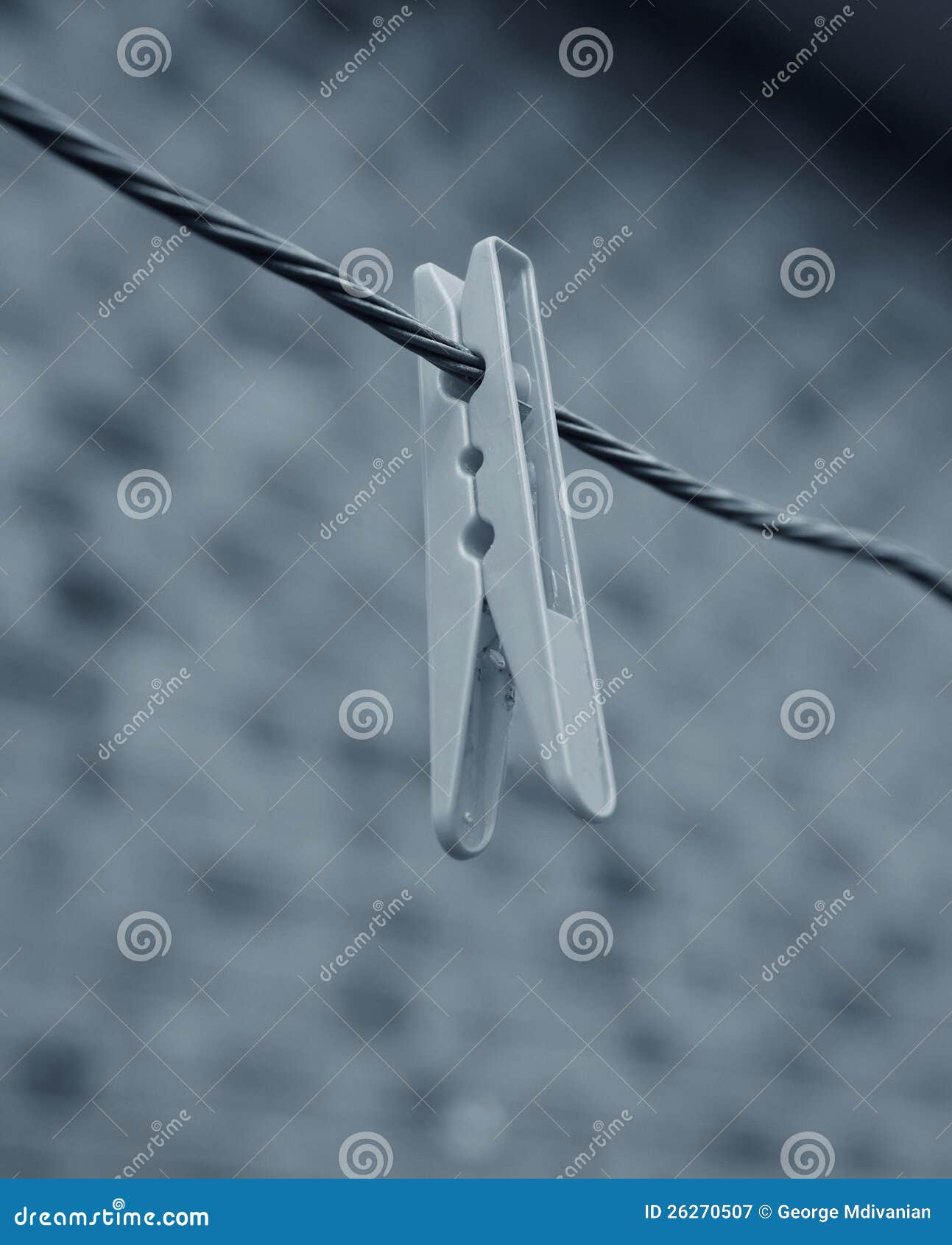 Clothes pin stock image. Image of vintage, wash, cable - 26270507