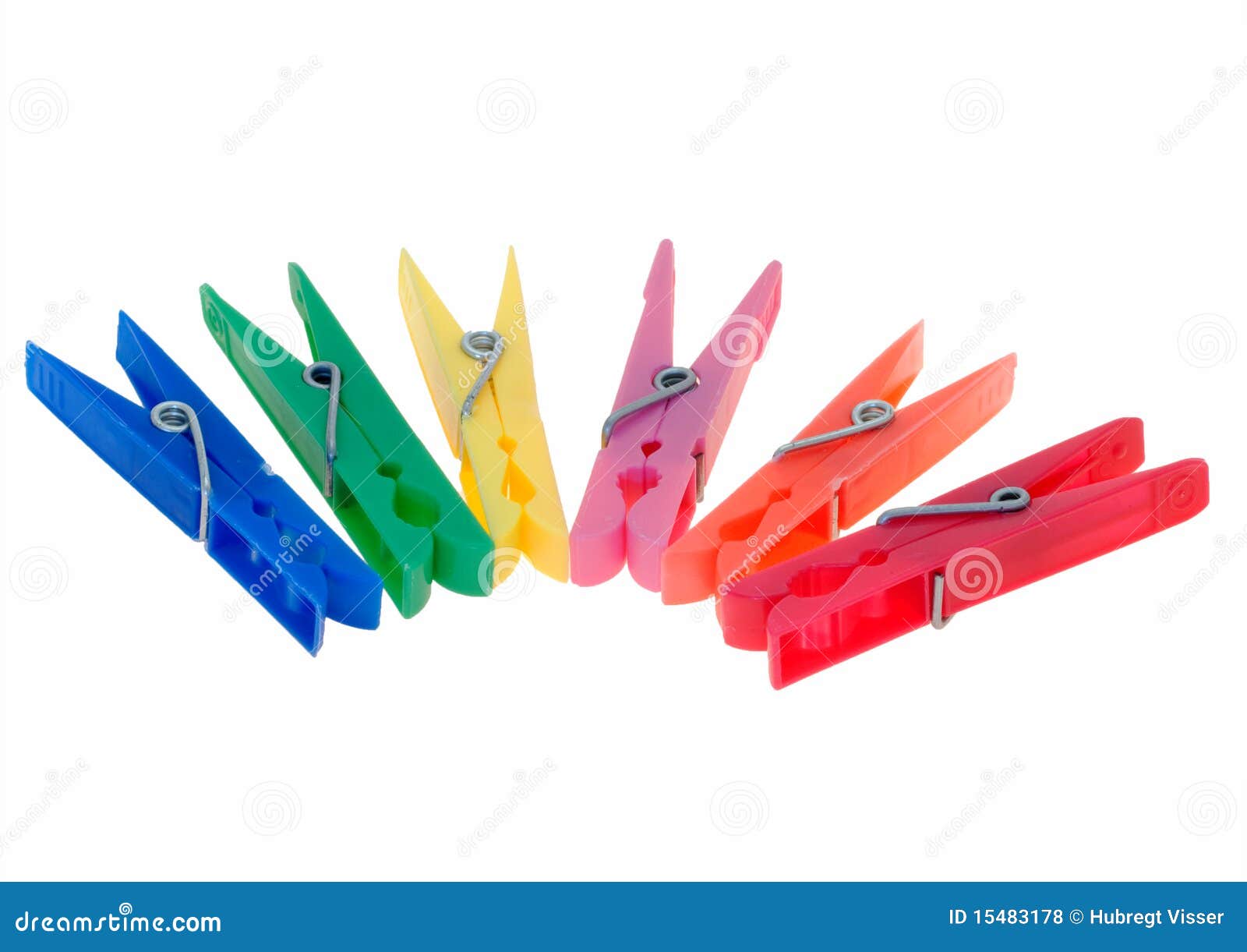 Clothes pins stock photo. Image of green, plastic, metal - 15483178