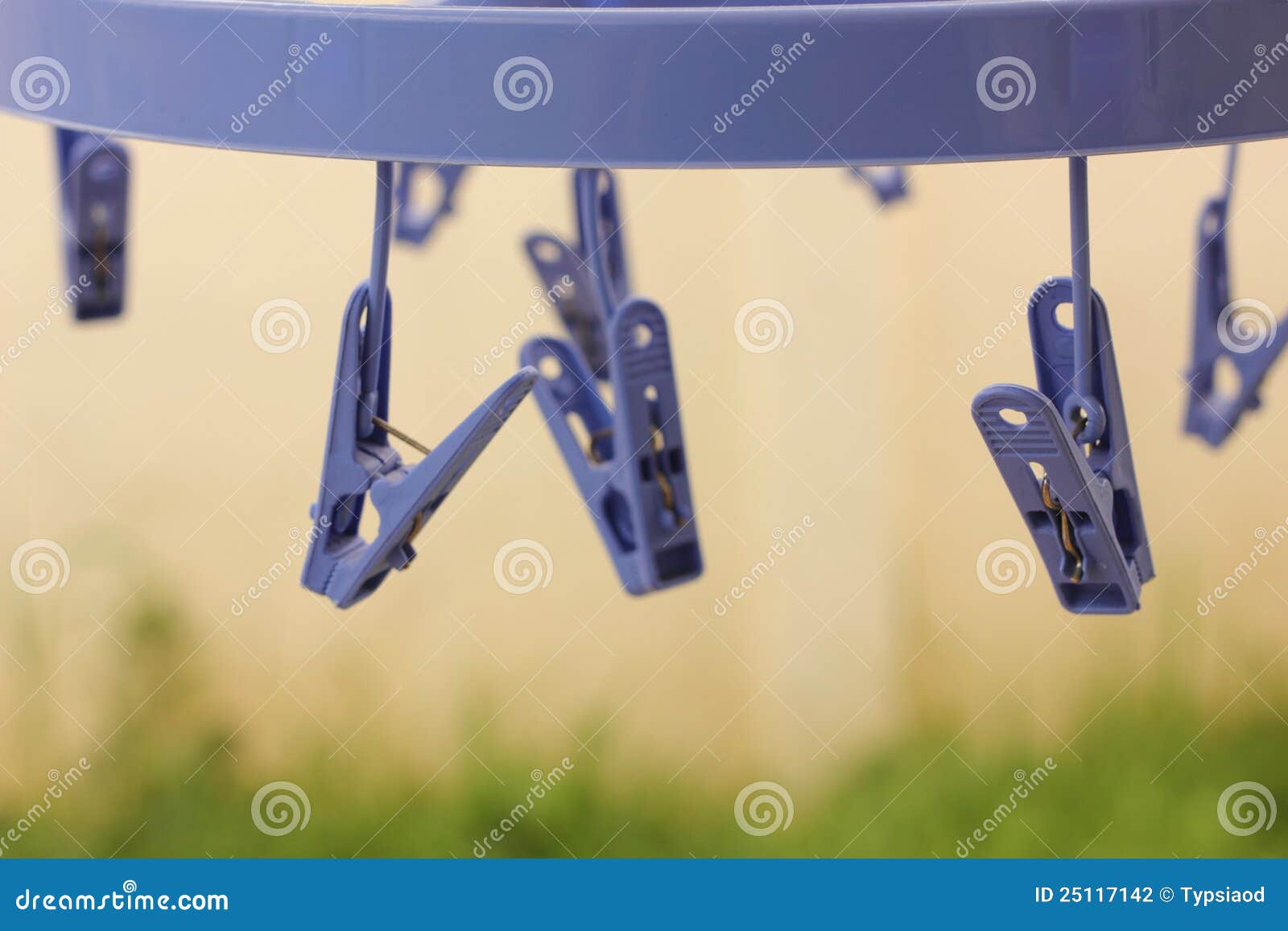 Clothes pins stock photo. Image of green, hanging, vibrant - 25117142