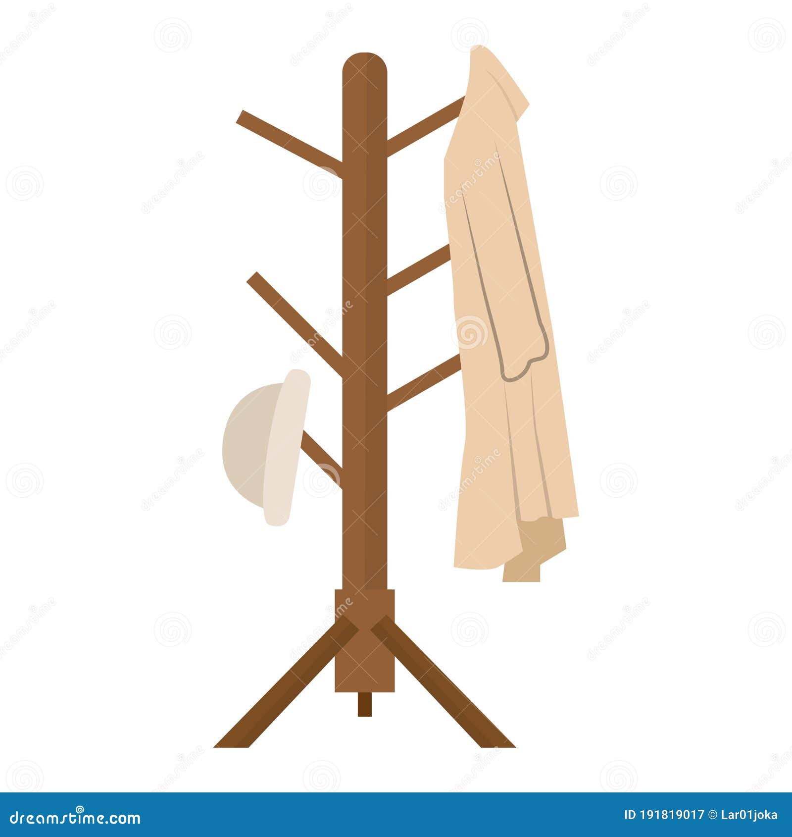Clothes rack icon stock vector. Illustration of hanger - 191819017