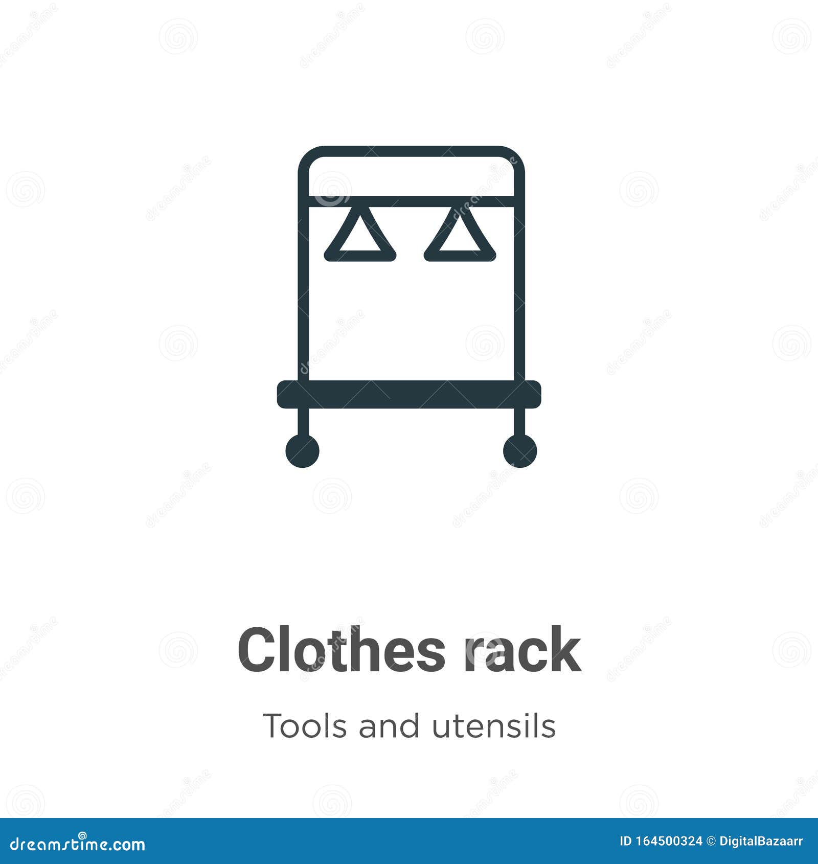 Dotted Line Garment Rack | atelier-yuwa.ciao.jp