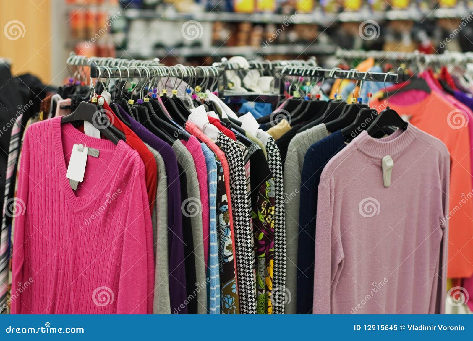 Clothes sale in a store stock image. Image of traditional - 12915645