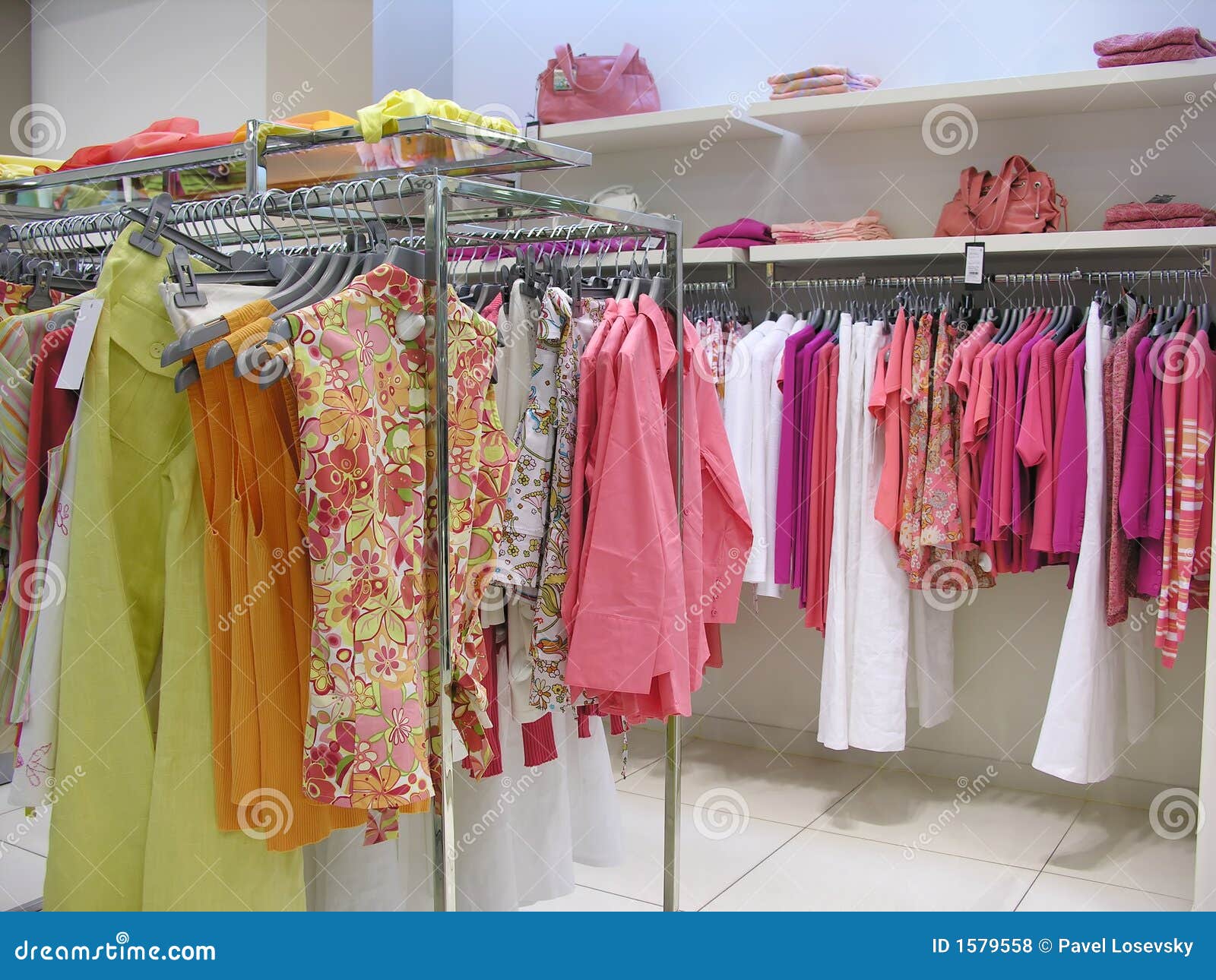 Clothes in shop stock photo. Image of shopping, clothes - 1579558