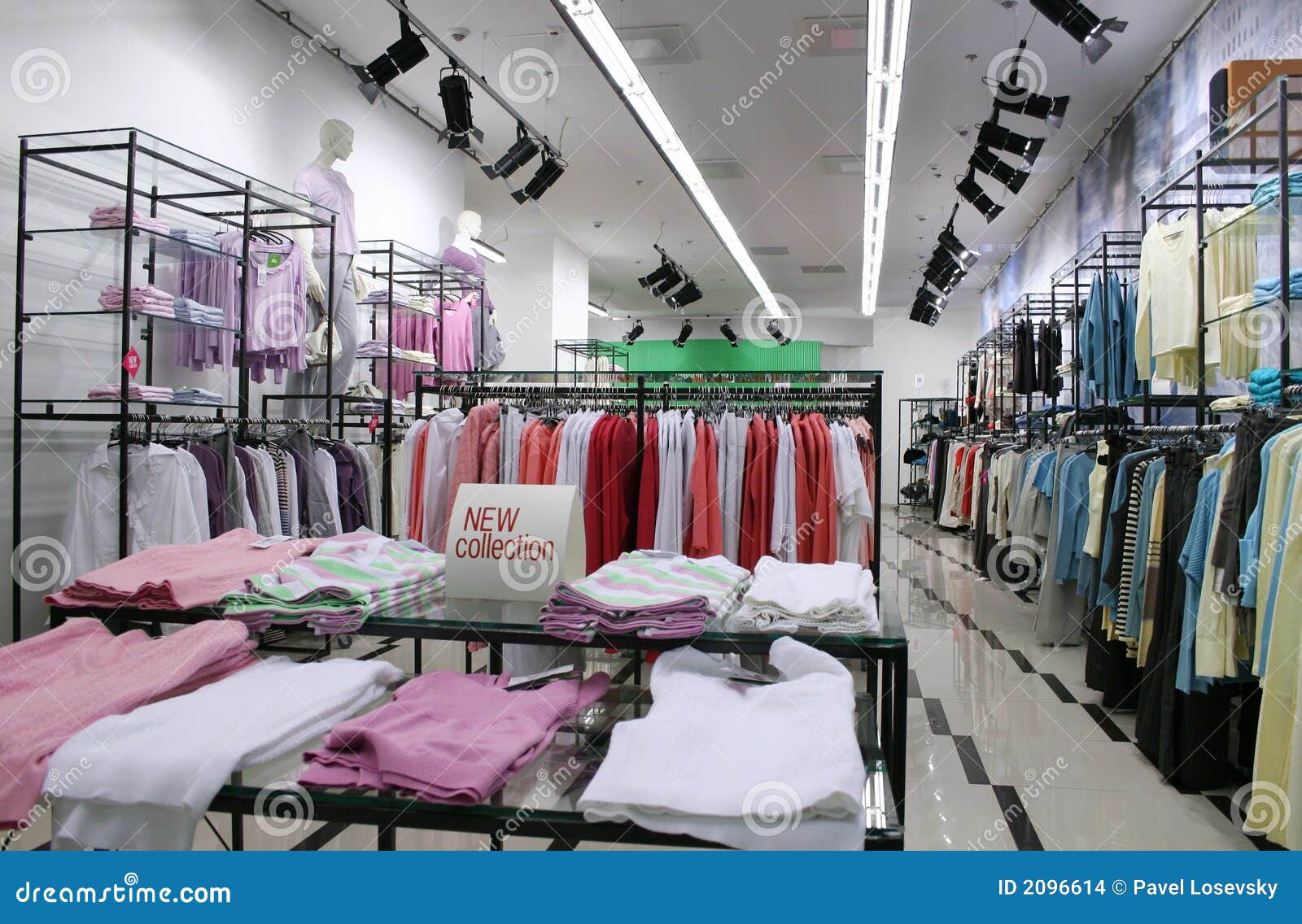 Clothes in shop stock photo. Image of dress, consumer - 2096614