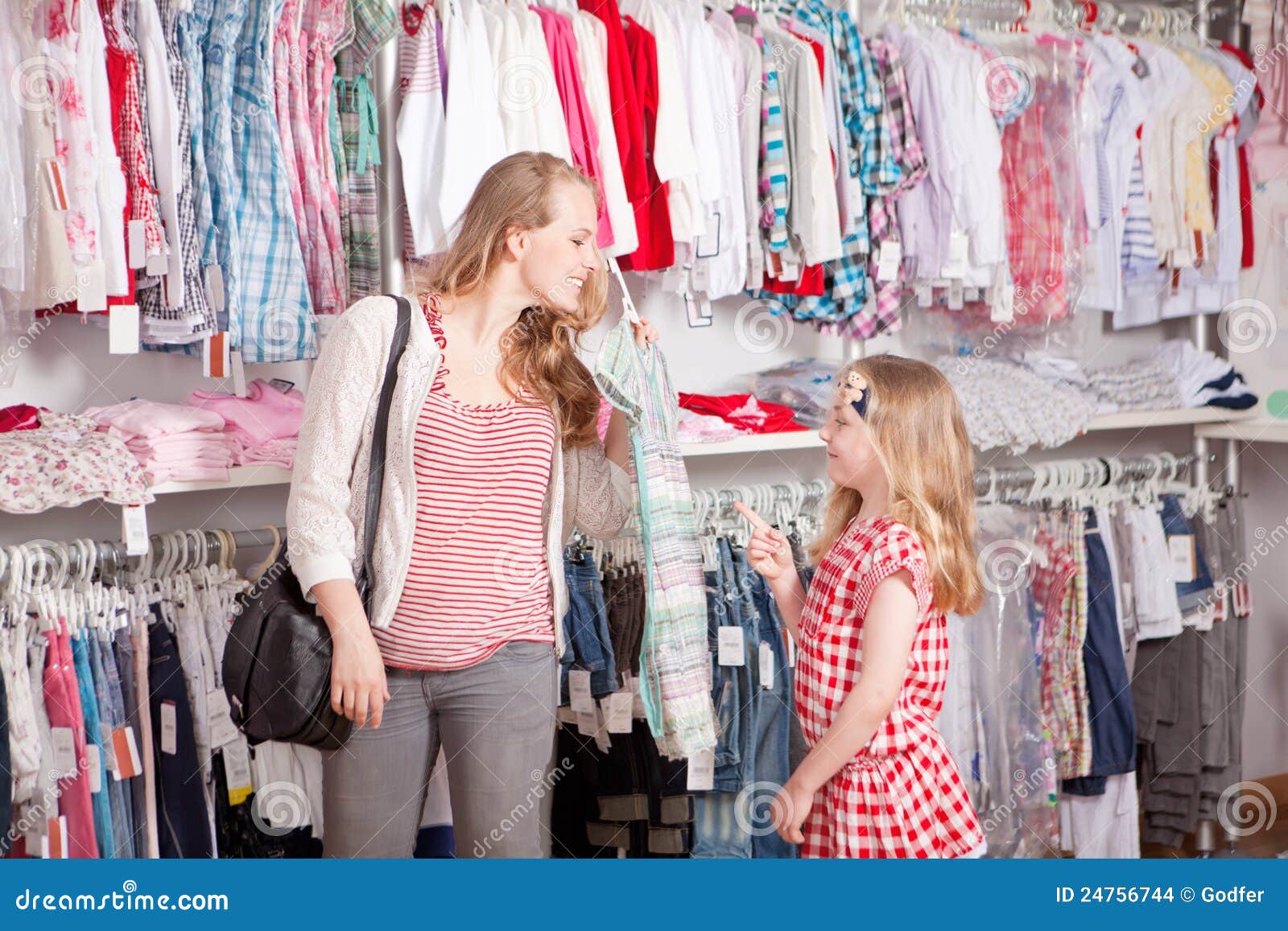 Clothes shopping stock photo. Image of caucasian, clothes - 24756744