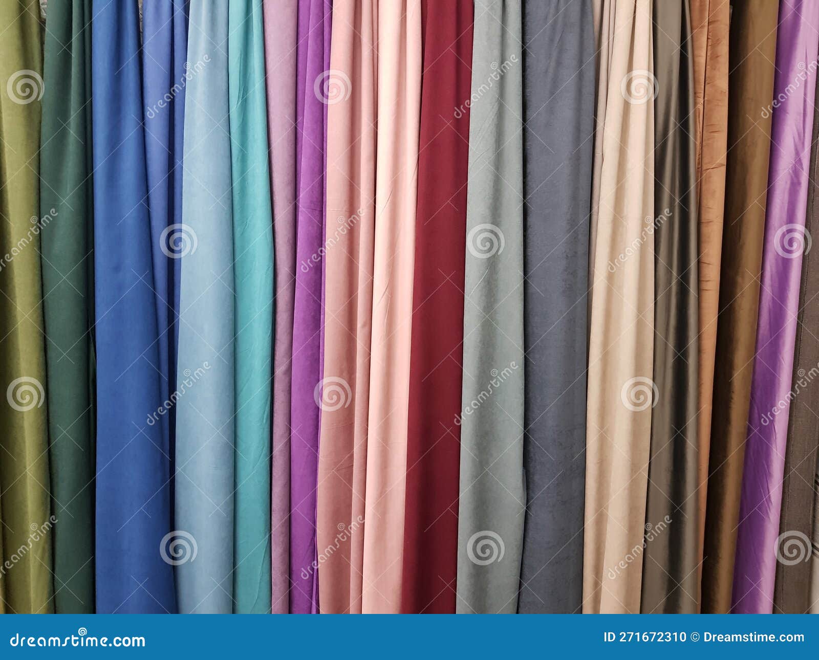 Clothes Stack. Bright Colourful Fabric Stock Photo - Image of yellow ...