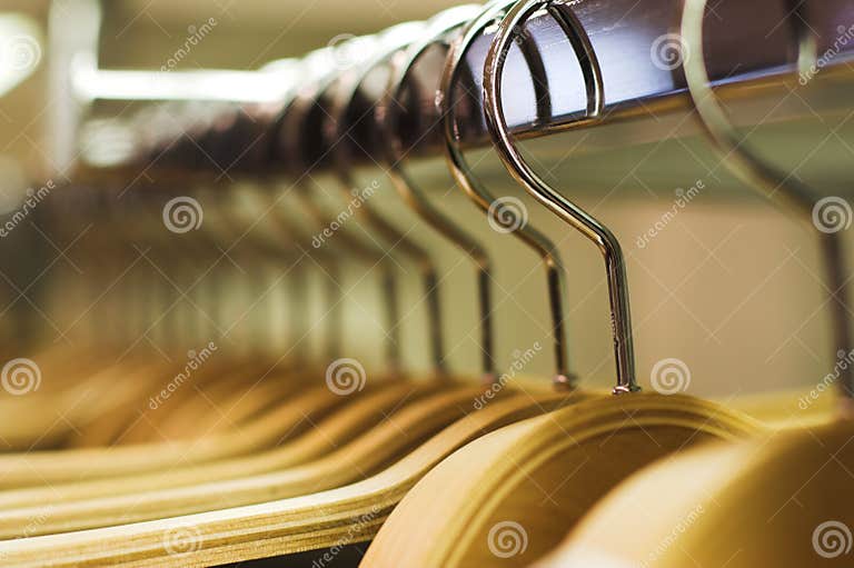 Clothes store - hangers stock image. Image of sale, textile - 2180481