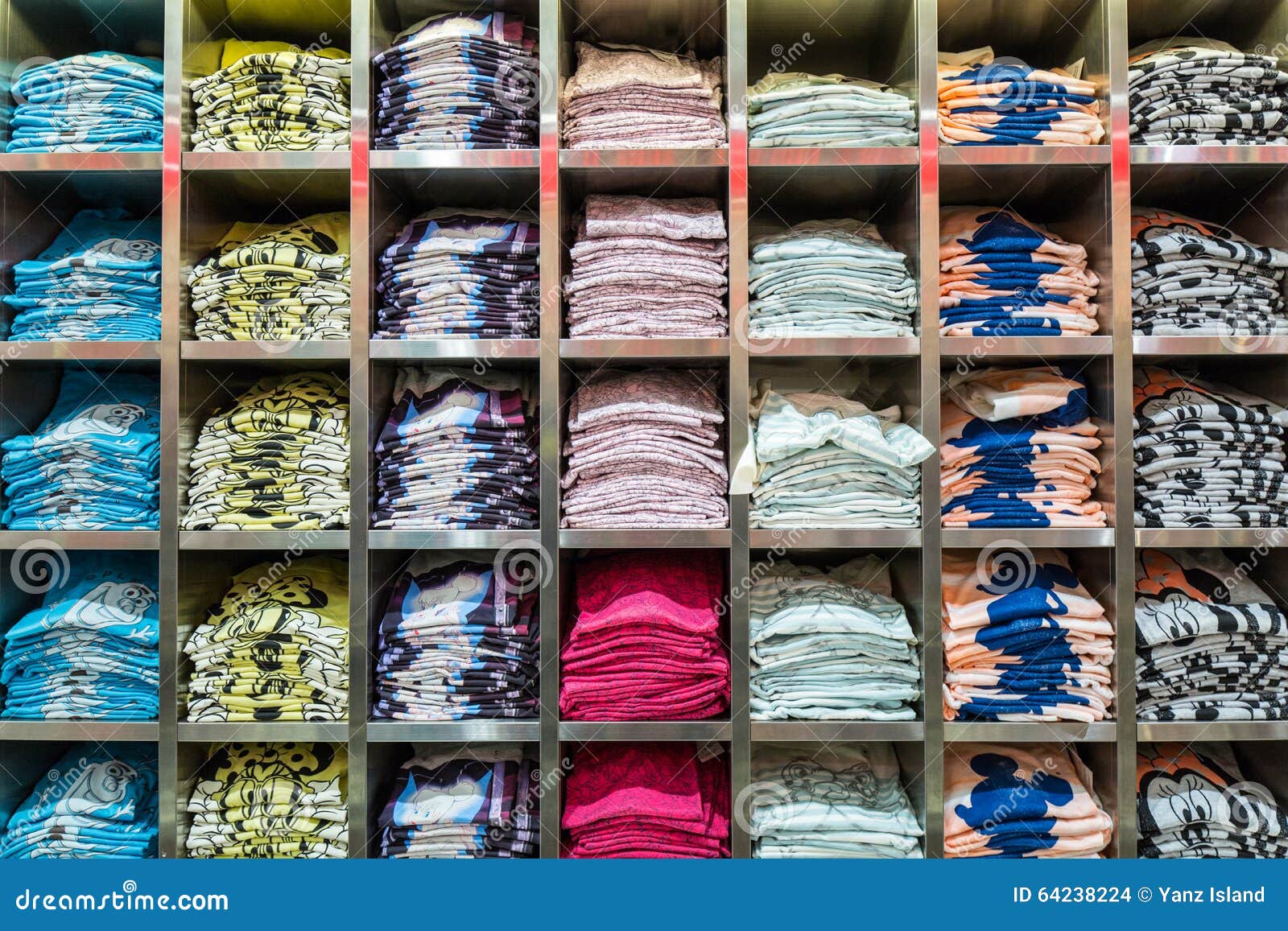 Clothes in a store stock photo. Image of heap, cloth - 64238224