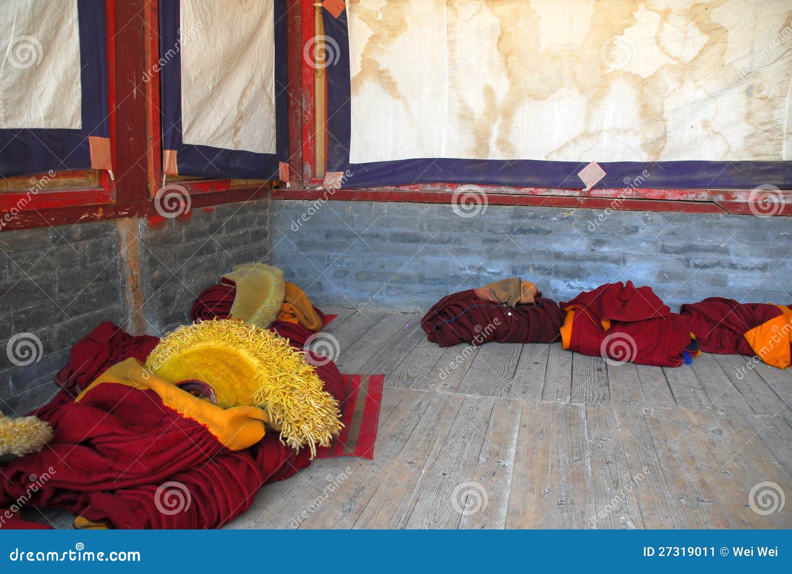The clothes of tibet monk stock image. Image of close - 27319011