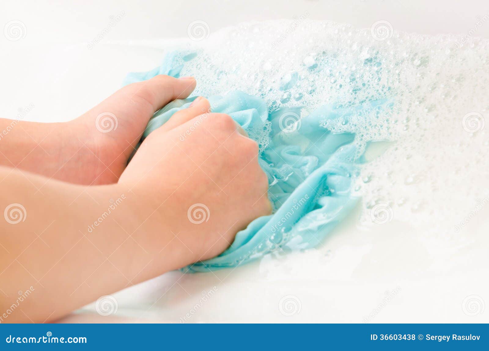 Clothes to wash hands stock photo. Image of person, cotton - 36603438