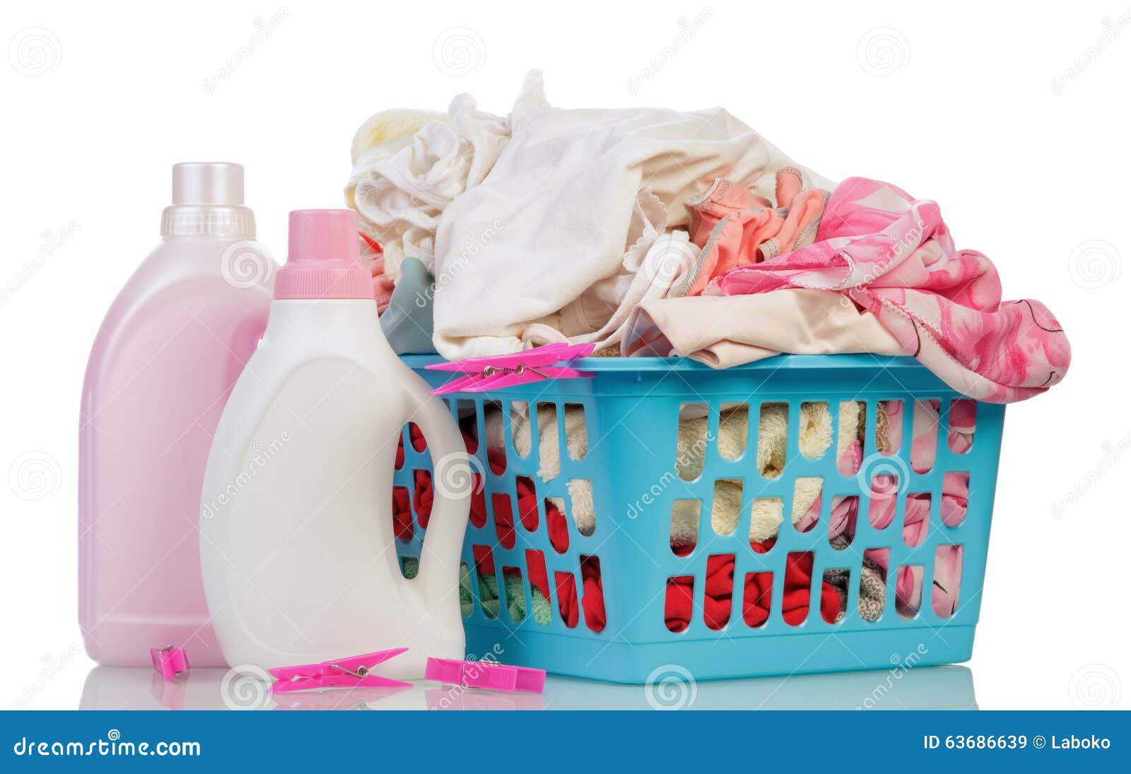 Clothes and washing powder stock image. Image of cloth - 63686639