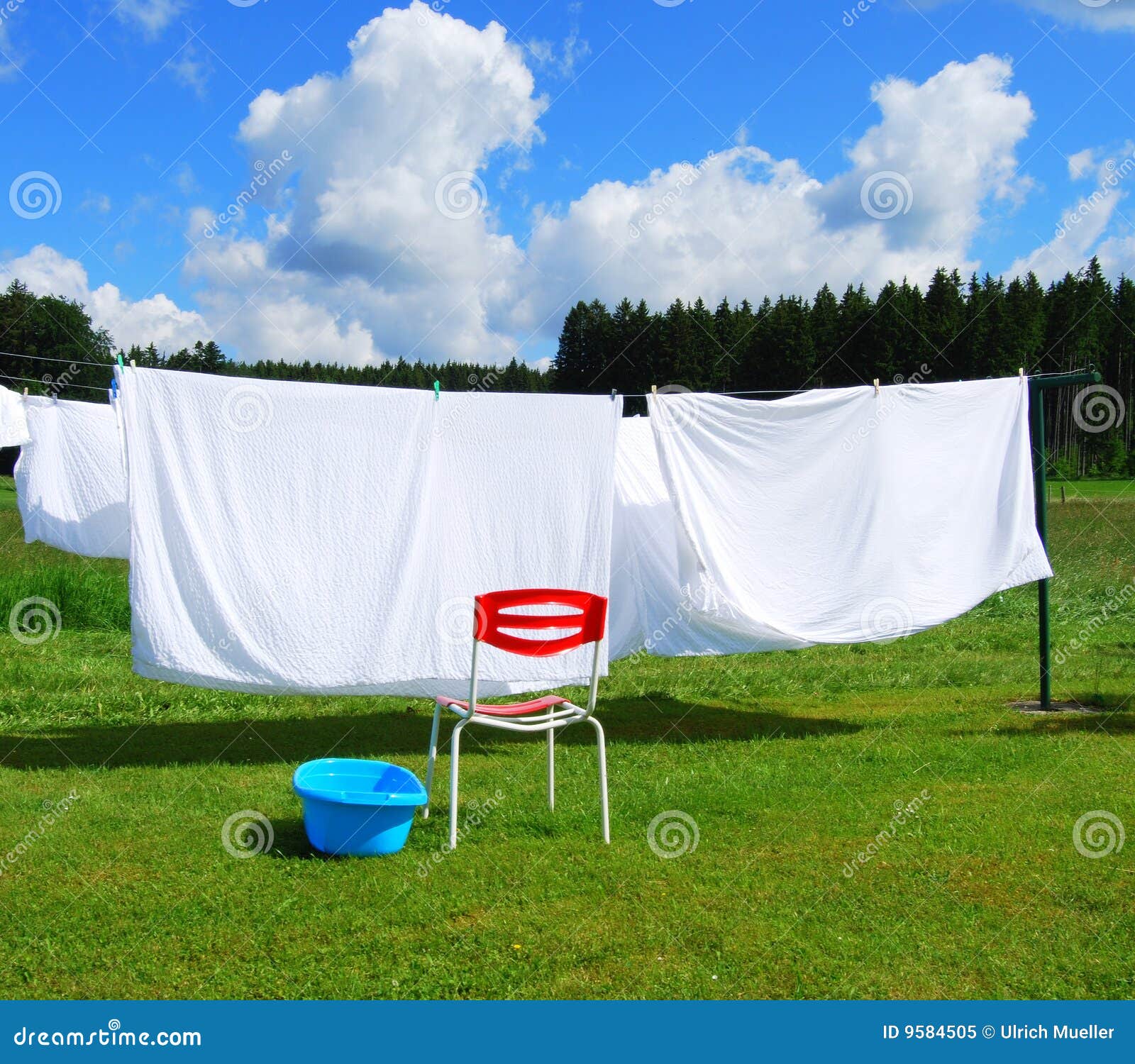 Clothes in the wind stock image. Image of blue, wind, sunny - 9584505