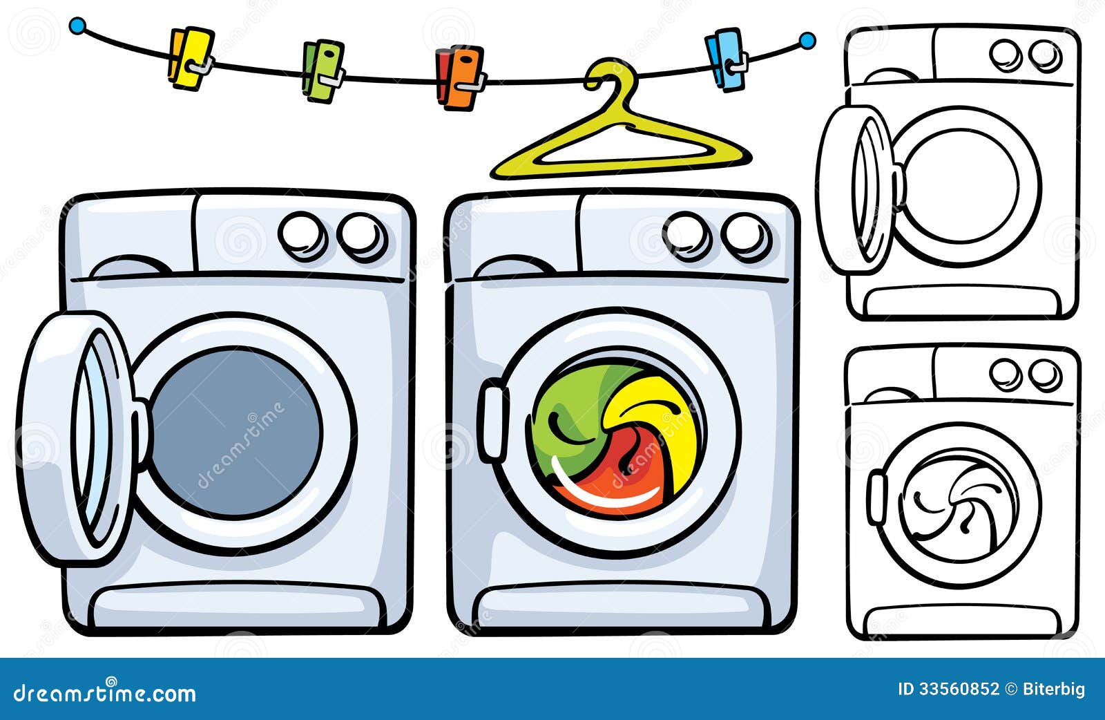 Drying Machine Clipart