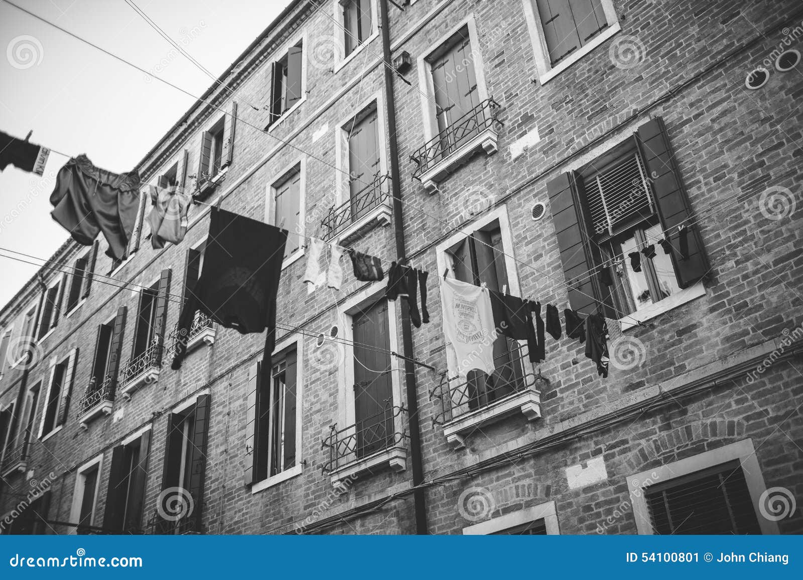 Clothesline editorial photo. Image of travel, city, clothes - 54100801