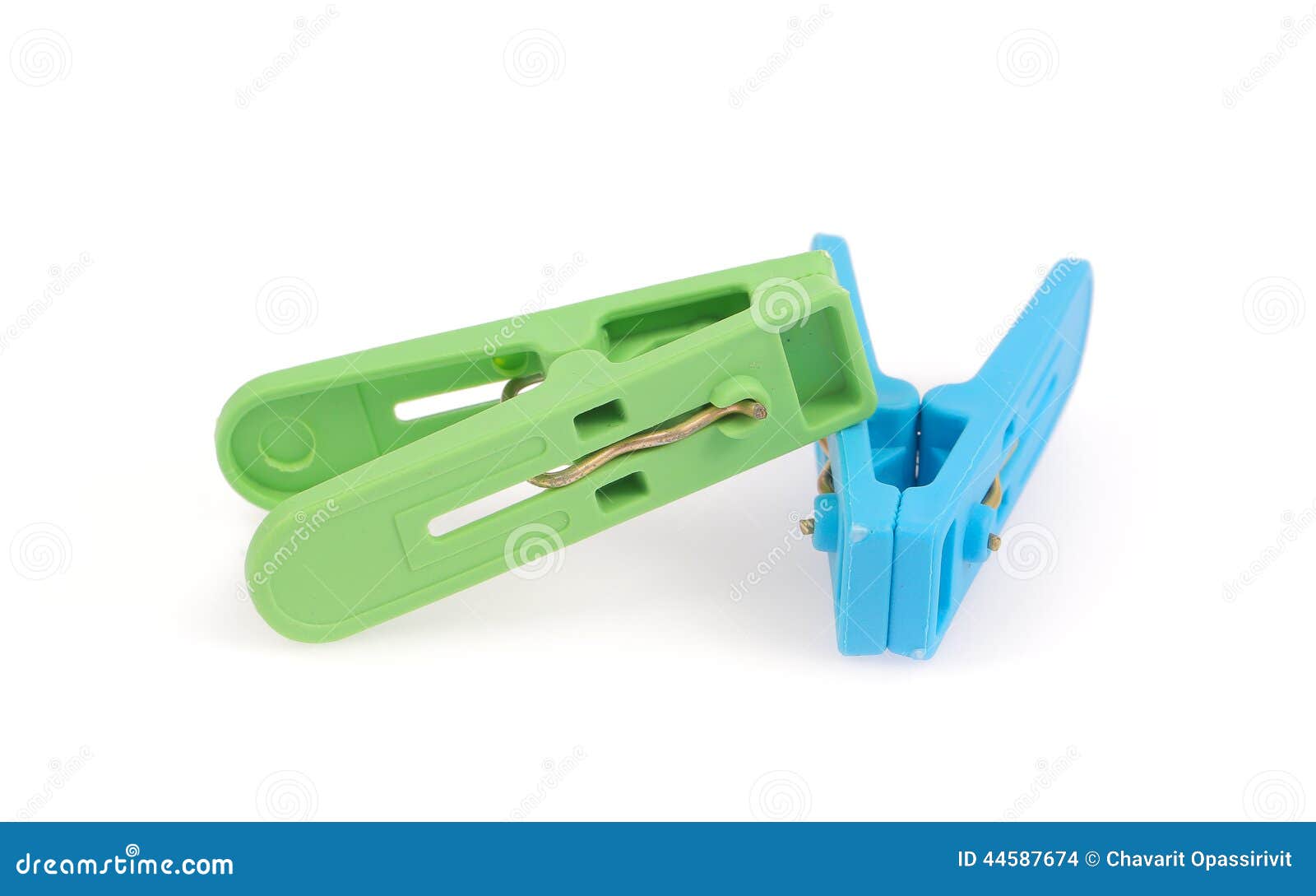Clothespin clips stock photo. Image of plastic, detail - 44587674