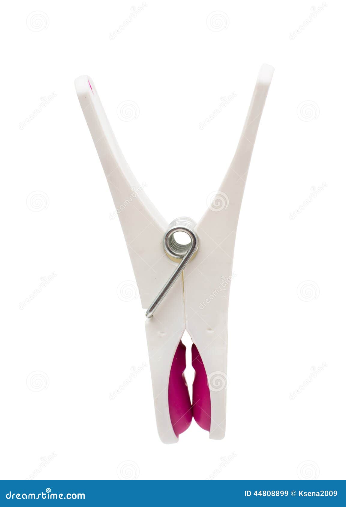 Clothespin clips isolated stock image. Image of studio - 44808899