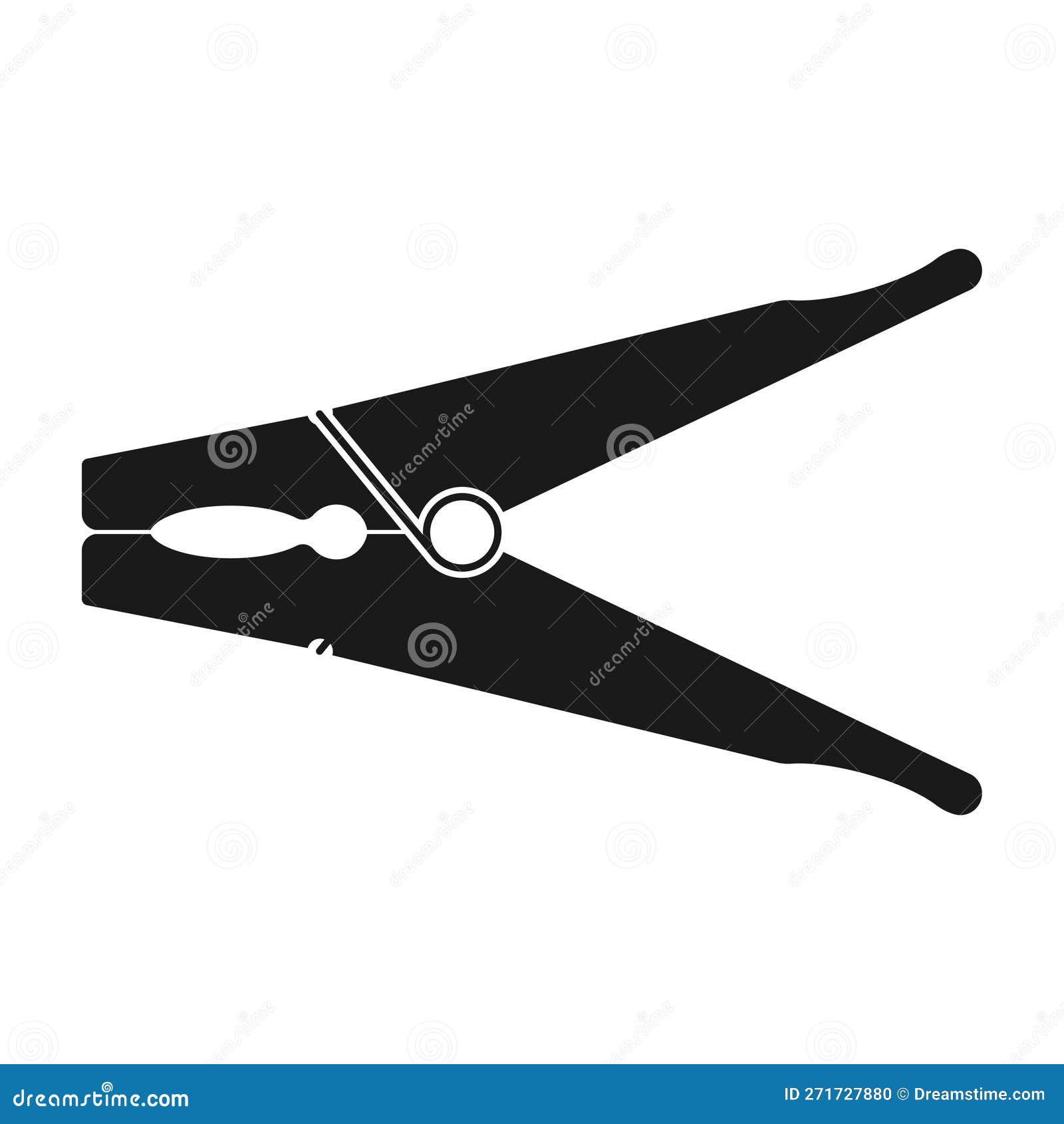 Clothespin icon vector stock illustration. Illustration of speed ...