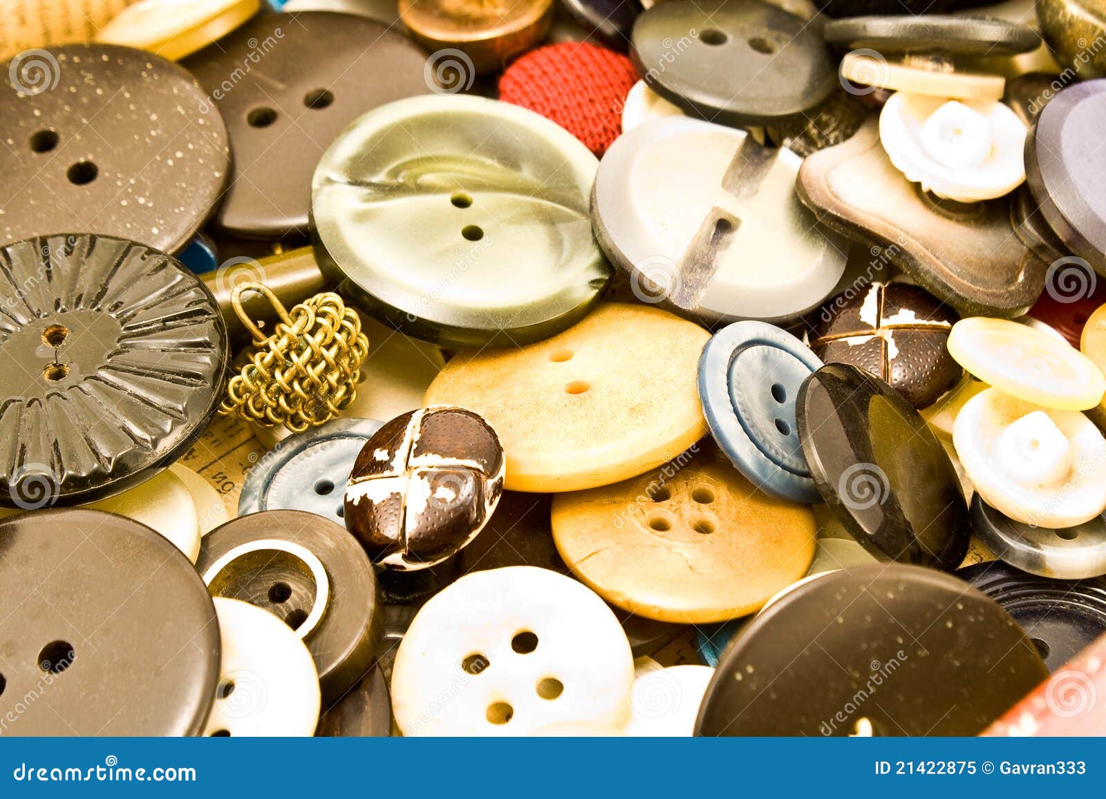 Clothing Buttons Collection Stock Image - Image of metal, blue: 21422875