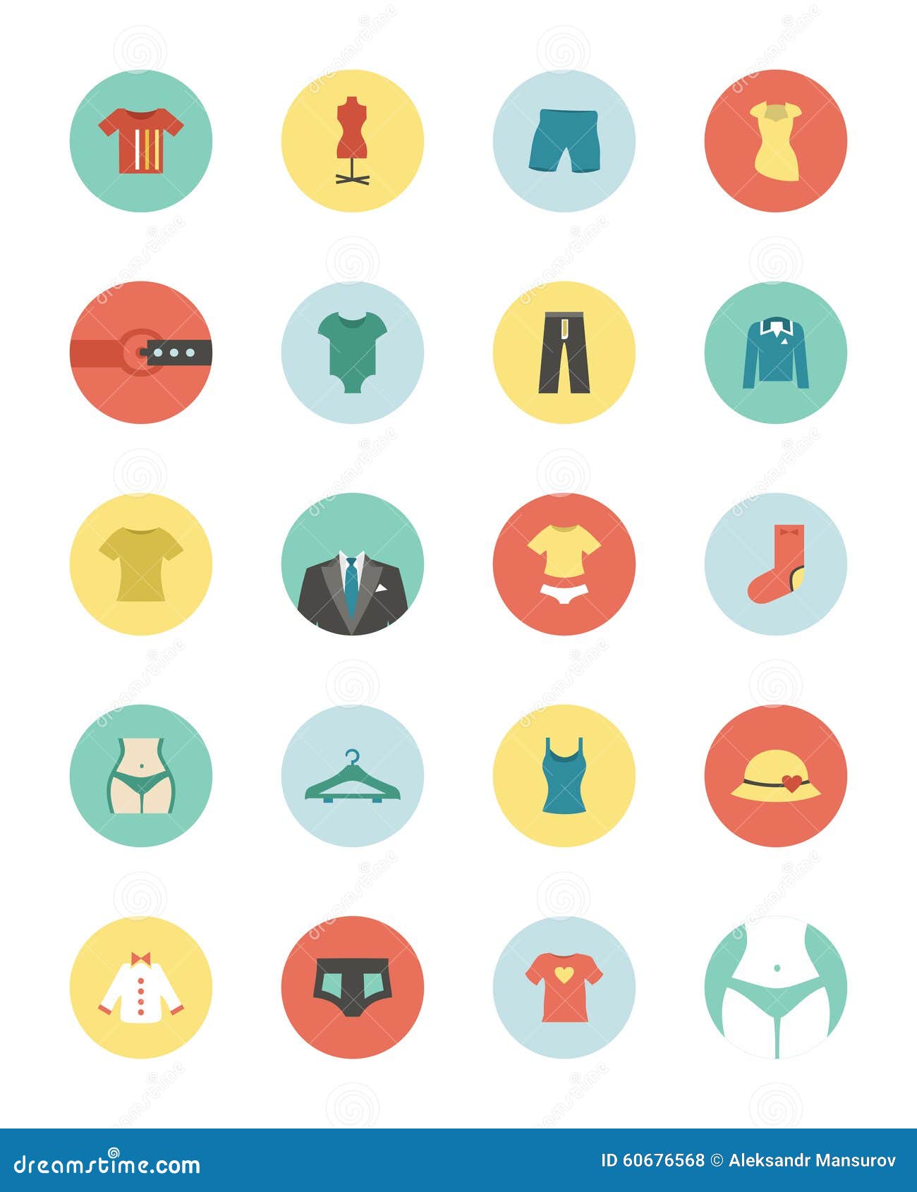 Clothing circle icon stock vector. Illustration of shorts - 60676568