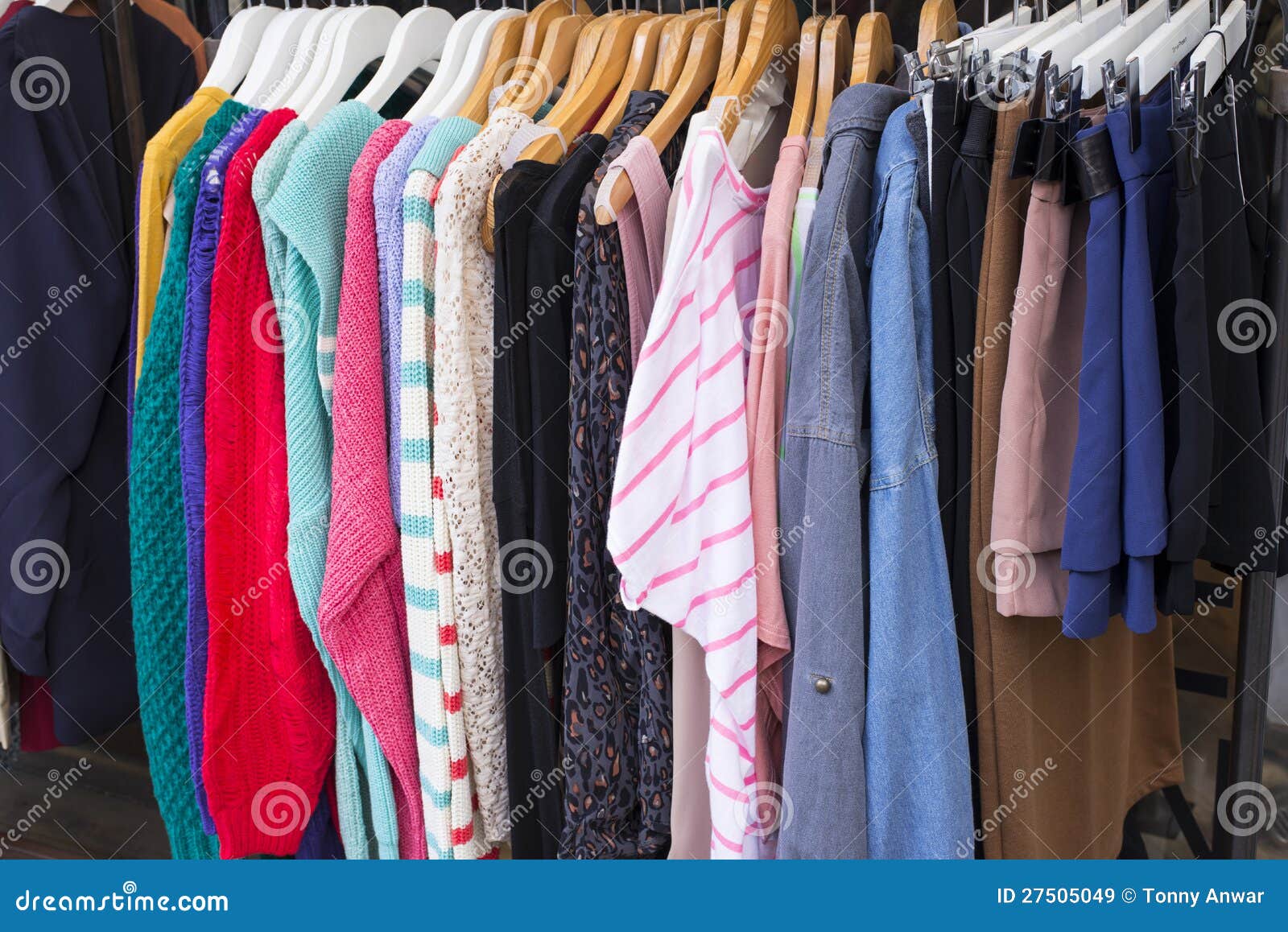 Clothing Department stock image. Image of store, apparel - 27505049