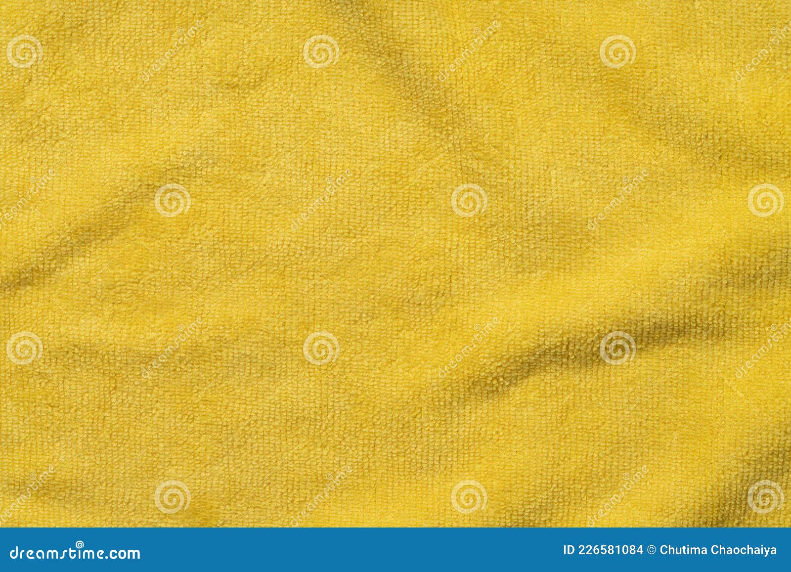 Clothing Fabric Yellow Texture Background, Close Up of Cloth Textile ...