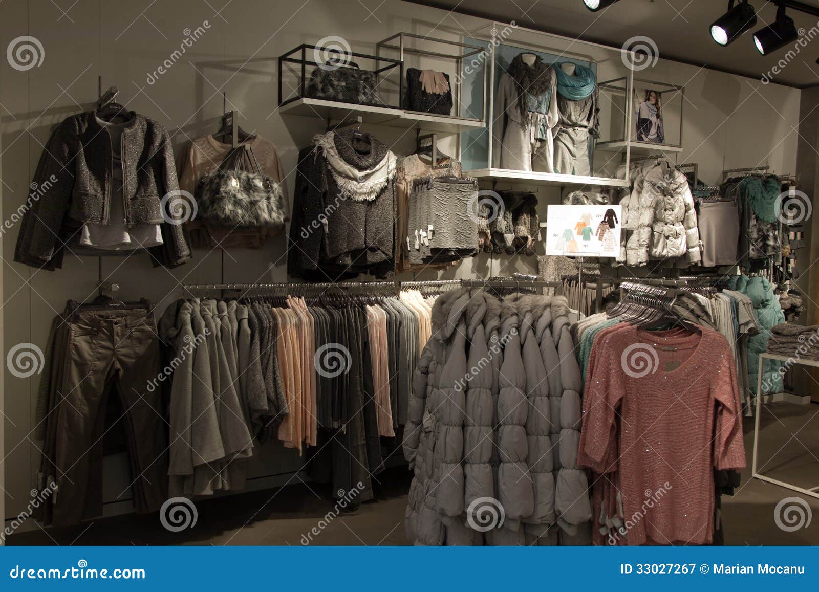 Clothing on Hangers in Store Editorial Photography - Image of human ...