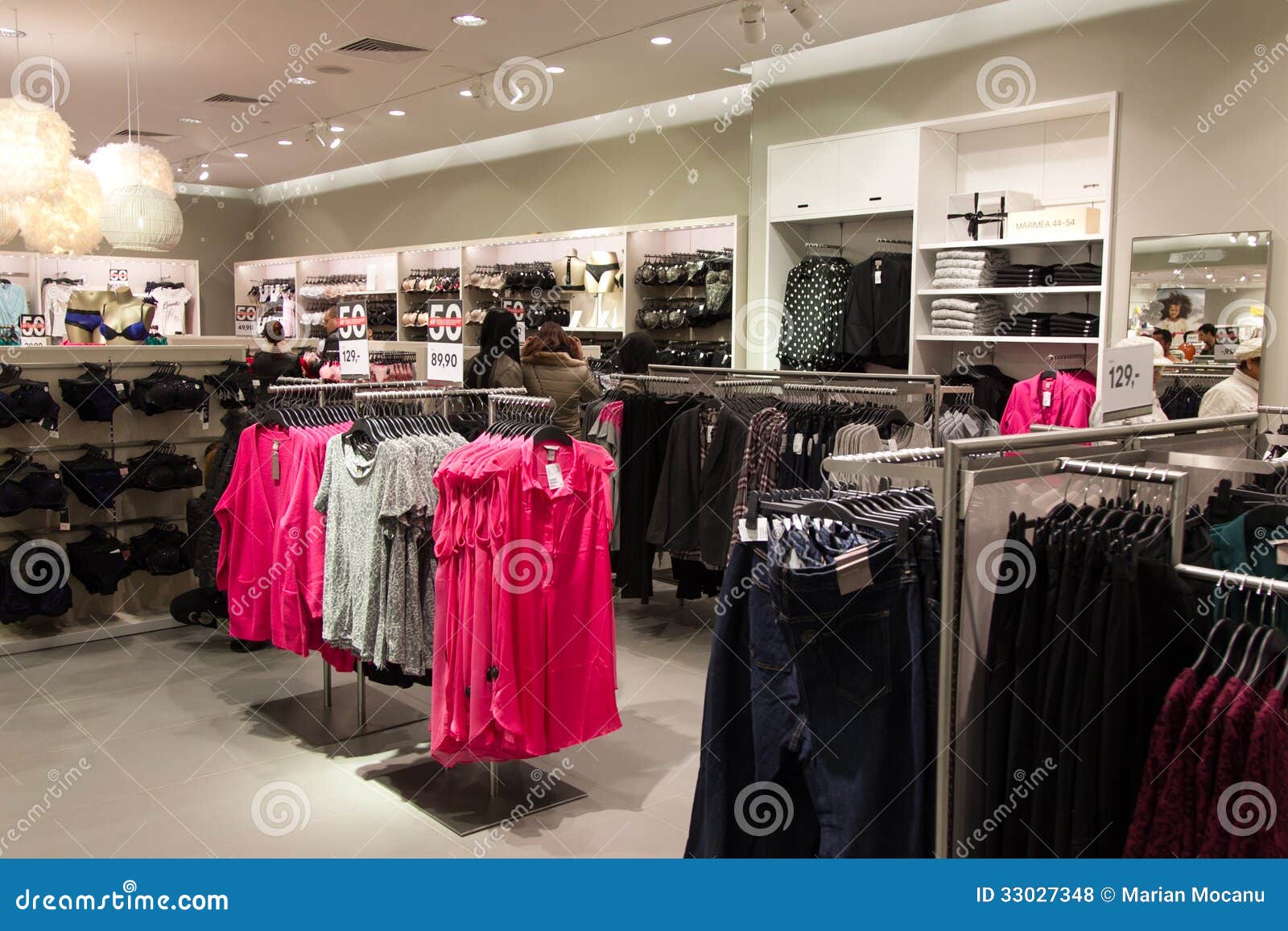 Clothing on Hangers in Store Editorial Stock Photo - Image of fashion ...