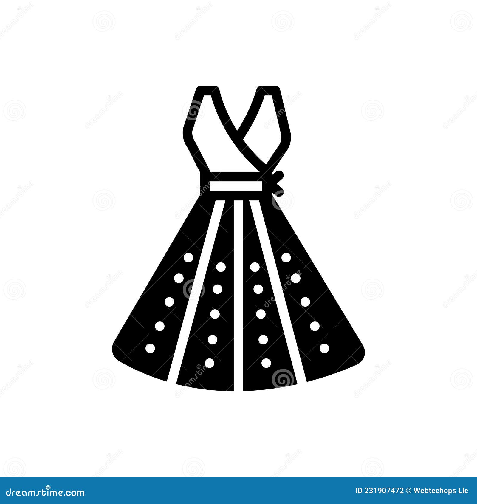 Black Solid Icon for Clothing, Garments and Fabric Stock Vector ...