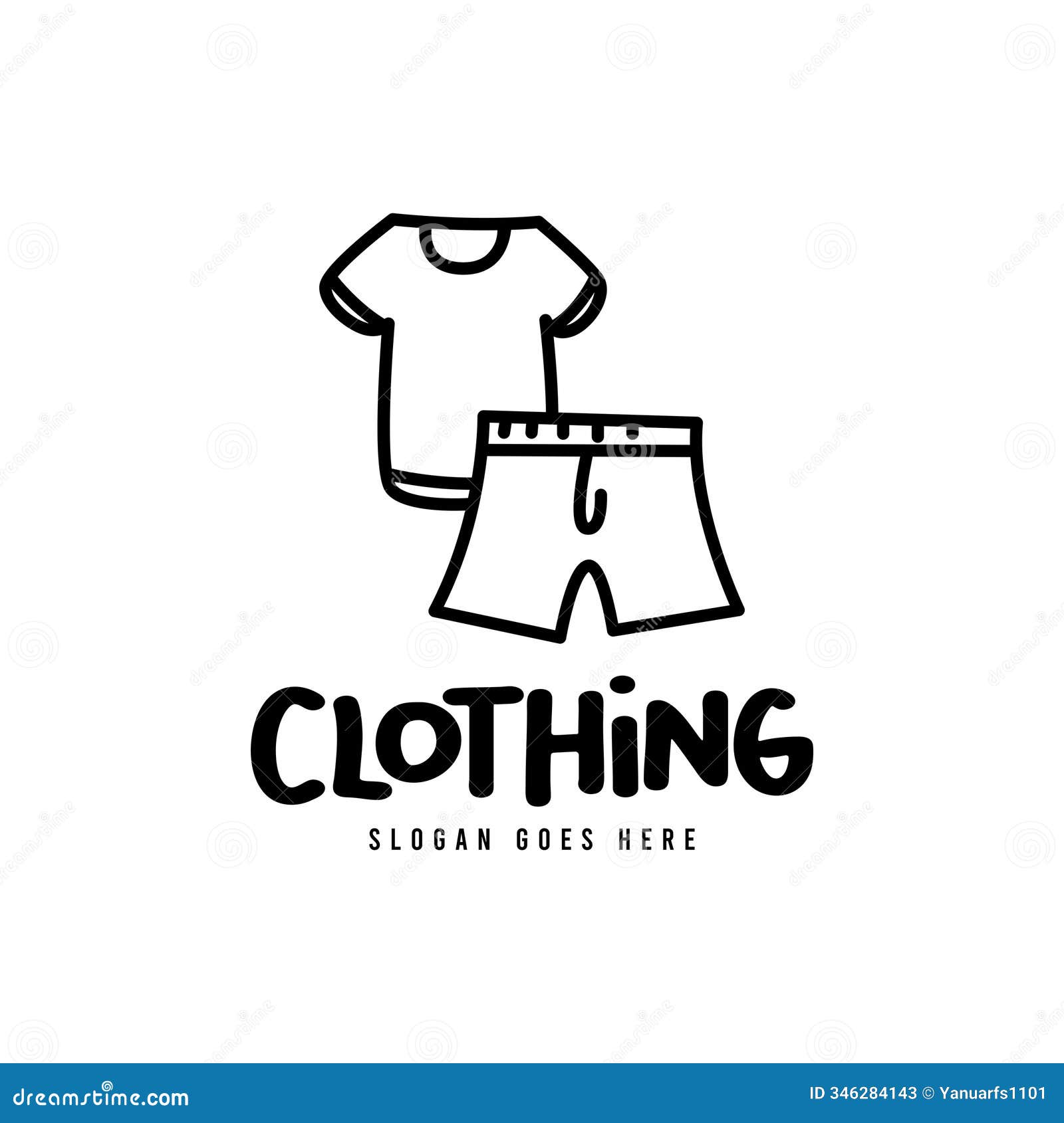 T-shirt Clothing Logo Design Template Vector for Bussines Stock ...