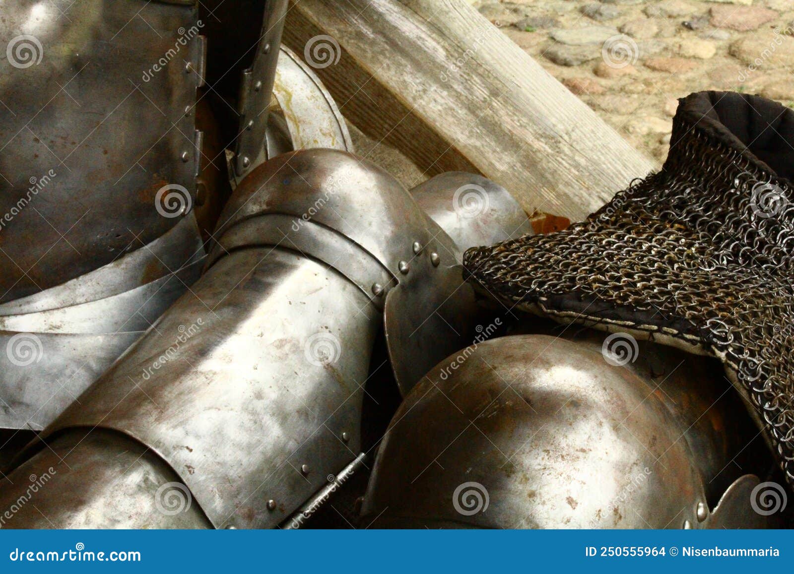 Medieval Iron Armor stock photo. Image of iron, knight - 250555964
