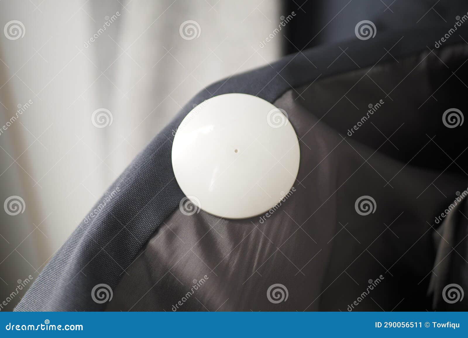 Clothing Security Tag on a Shirt , Stock Image - Image of interior ...