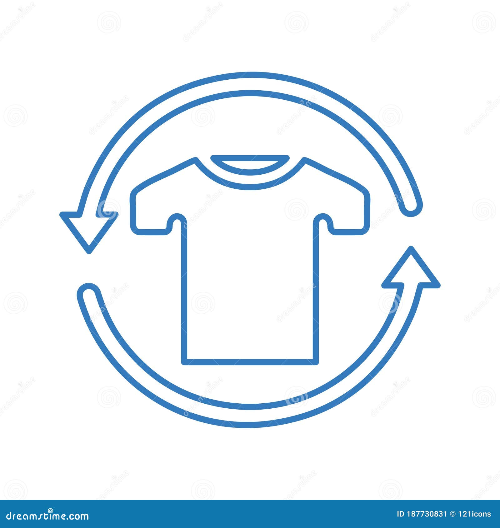 Clothing Size Guide Line Icon, Vector Graphics Stock Vector ...