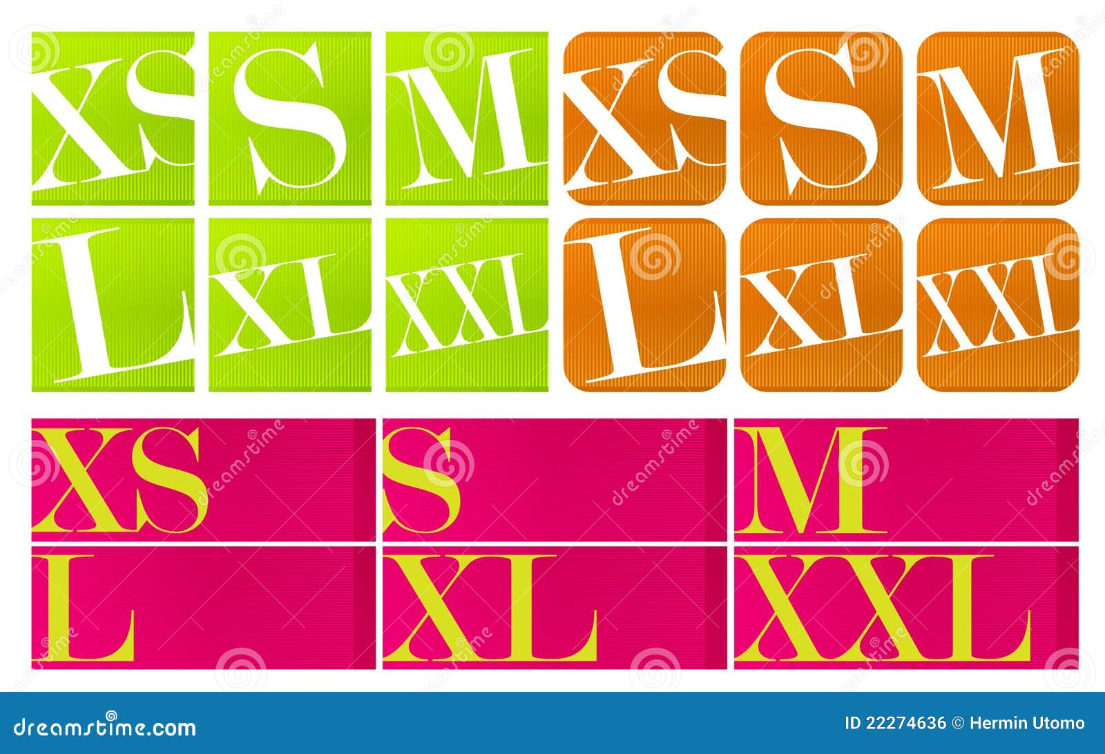 Clothing Size Labels stock vector. Illustration of detail - 22274636