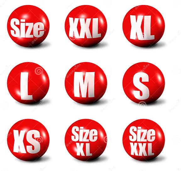 Clothing size labels stock illustration. Illustration of labels - 6585338
