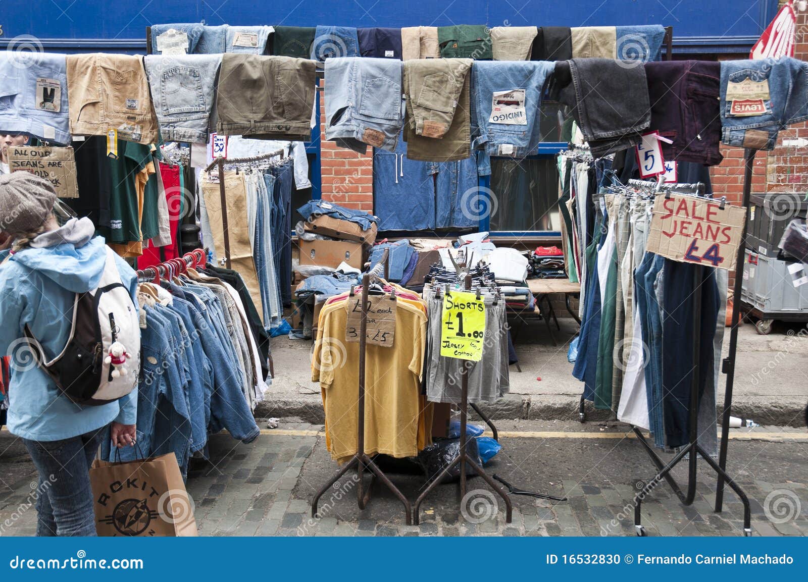 Clothing Stall in Bricklane Market Editorial Image - Image of britain ...