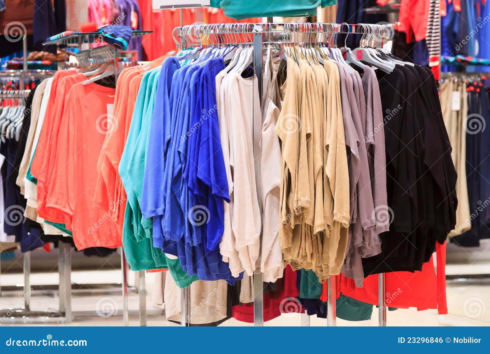 Clothing store stock photo. Image of consumerism, garment - 23296846